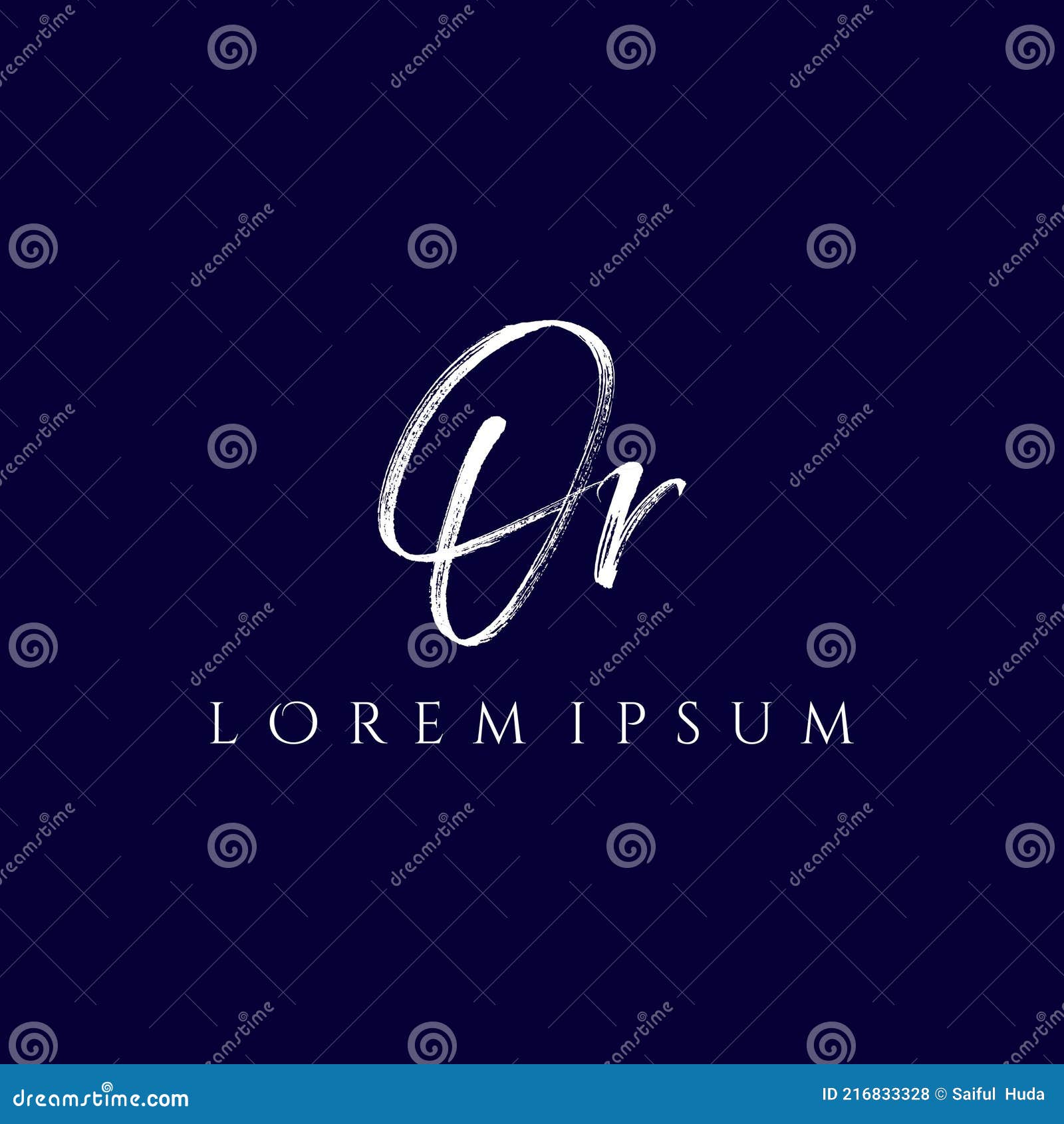 Letter or Simple Monogram Logo Icon Design. Stock Vector - Illustration ...