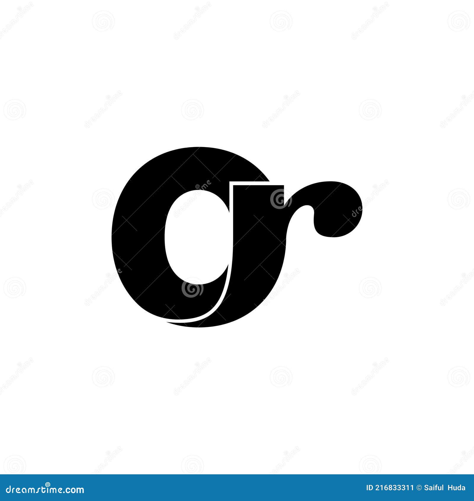 Letter or Simple Monogram Logo Icon Design. Stock Vector - Illustration ...