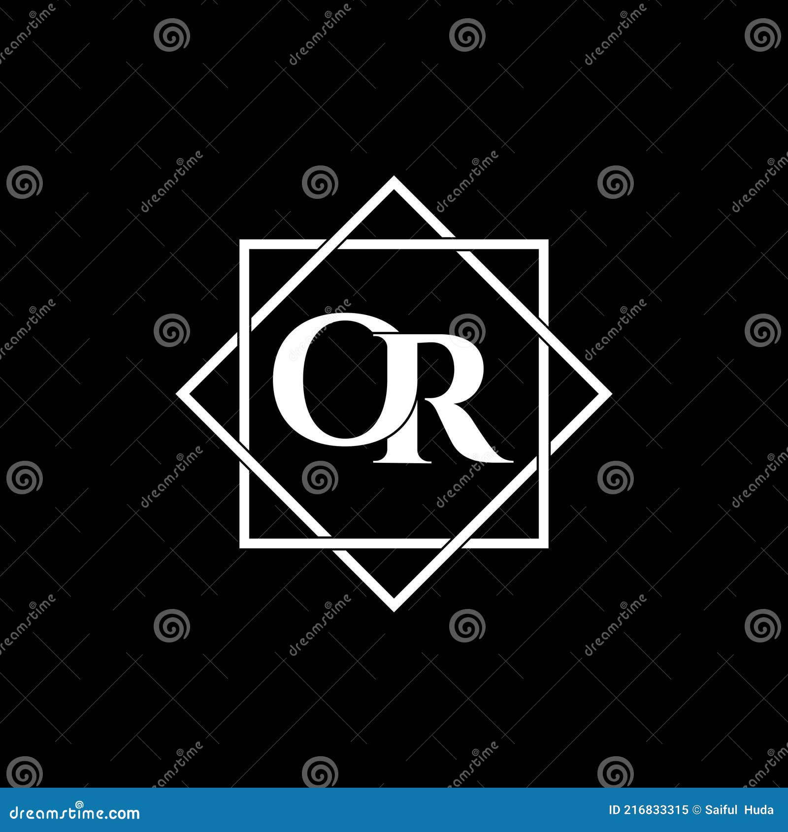 Letter or Simple Monogram Logo Icon Design. Stock Vector - Illustration ...