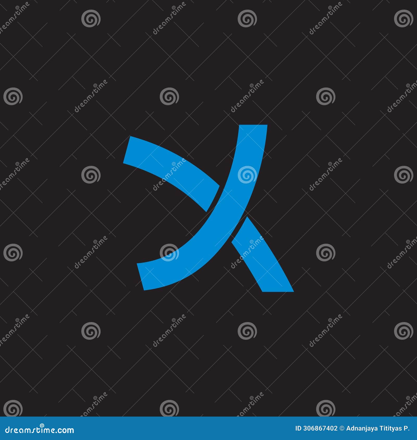 Letter X Simple Motion Logo Vector Stock Vector - Illustration of ...
