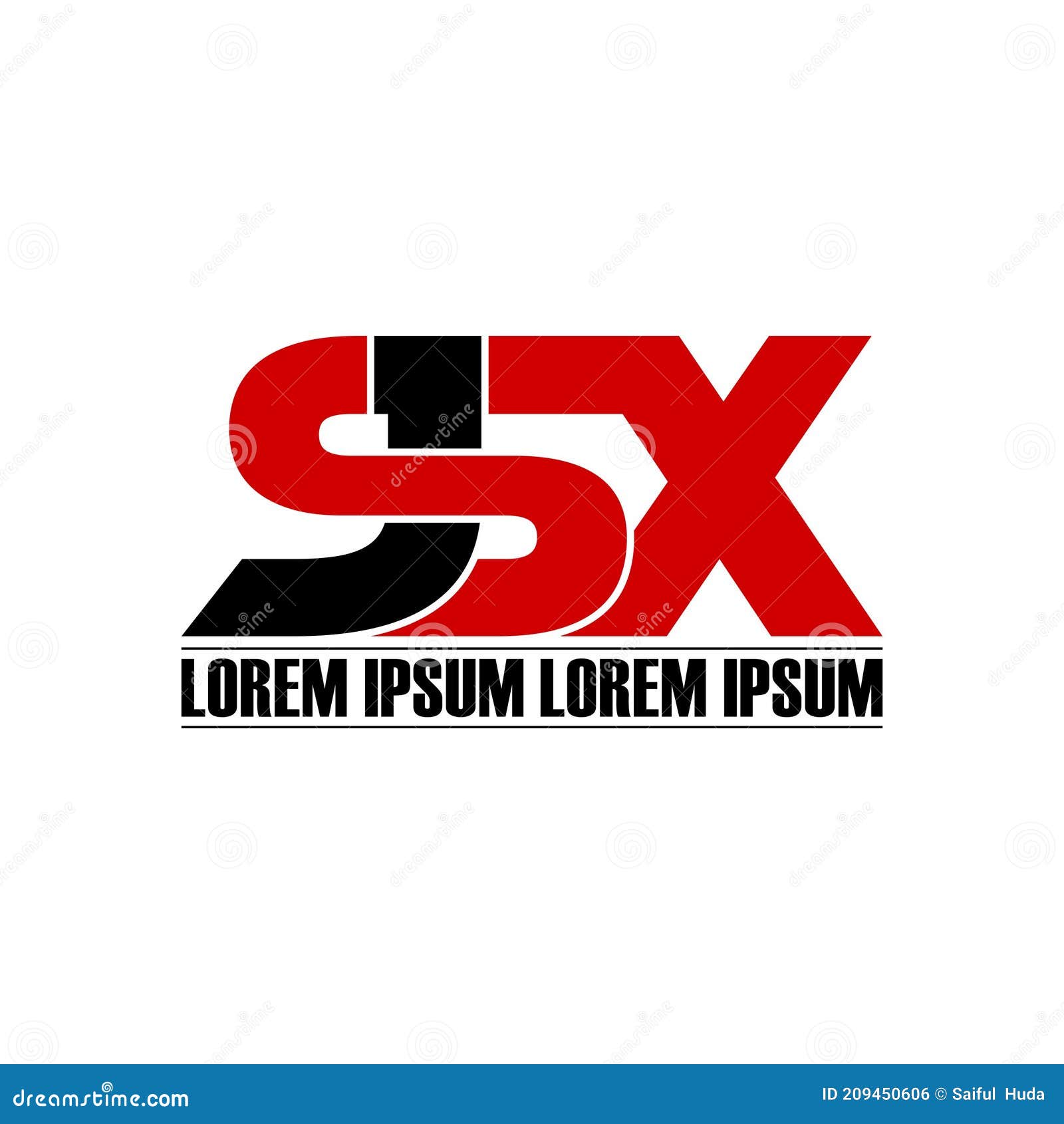 Letter SJX Simple Monogram Logo Icon Design. Stock Vector ...