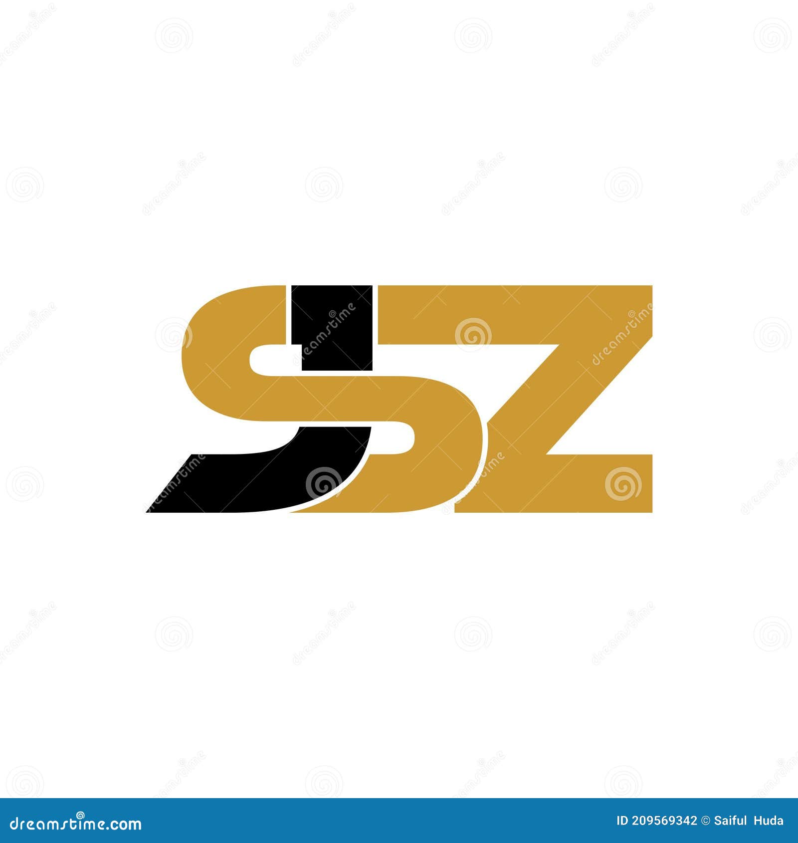 Letter SJZ Simple Monogram Logo Icon Design. Stock Vector ...
