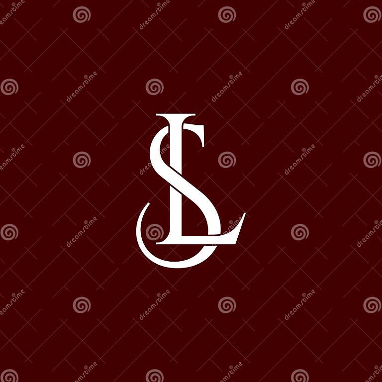 Letter SL Simple Monogram Logo Icon Design. Stock Vector - Illustration ...