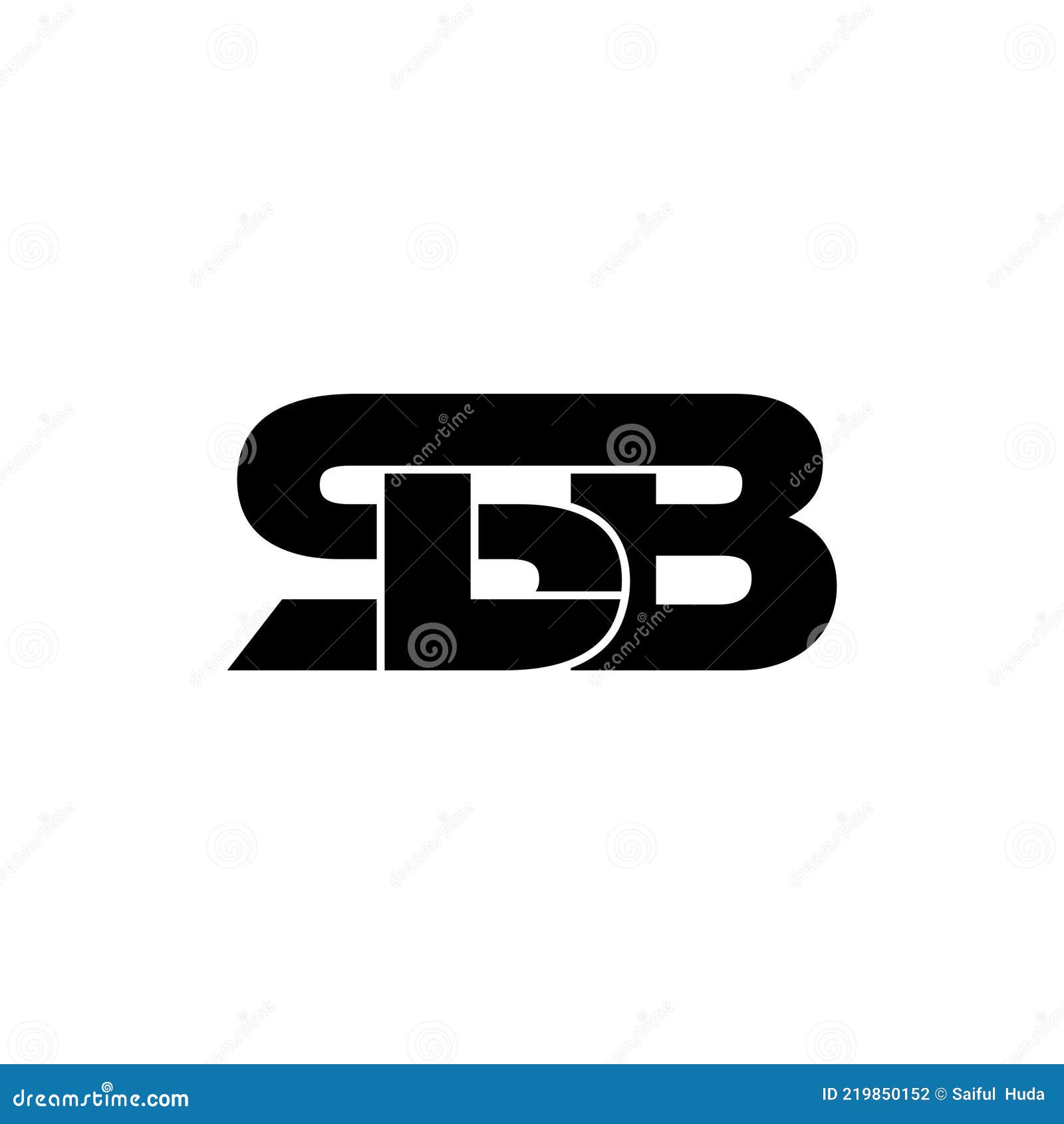 Letter SLB Simple Monogram Logo Icon Design. Stock Vector ...