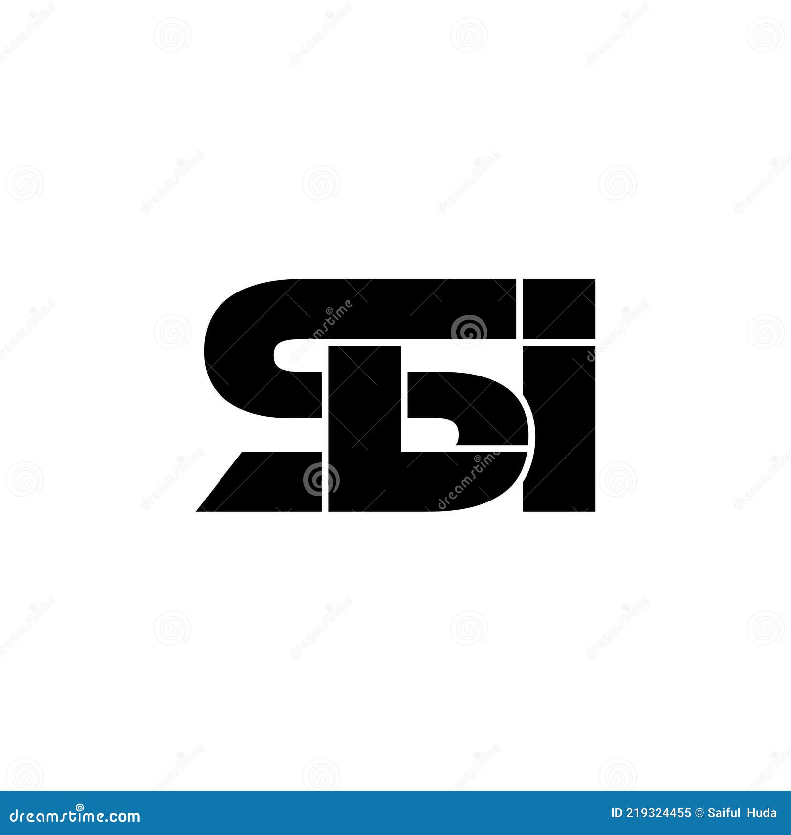 Letter SLI Simple Monogram Logo Icon Design. Stock Illustration ...
