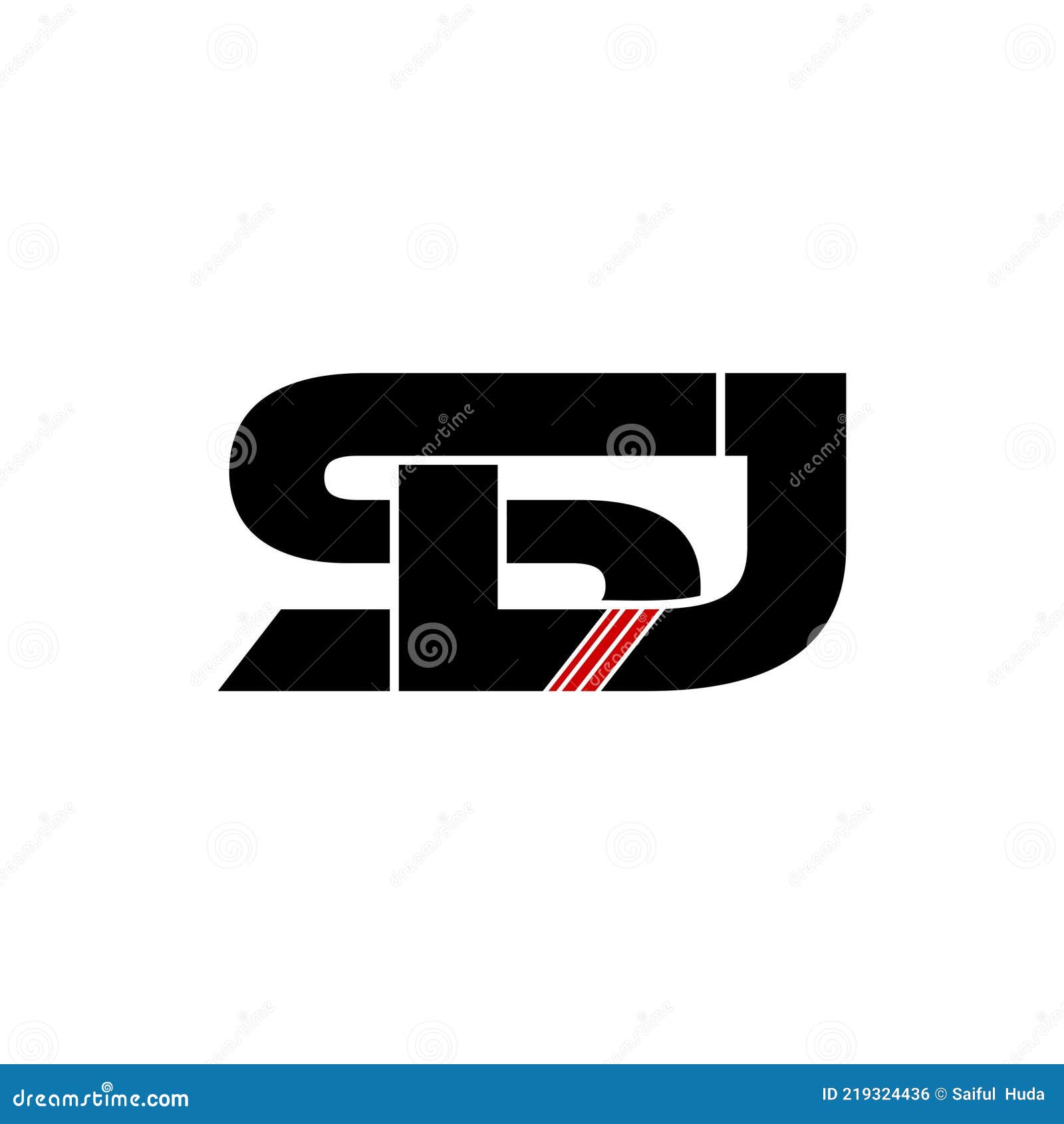 Letter SLJ Simple Monogram Logo Icon Design. Stock Vector ...