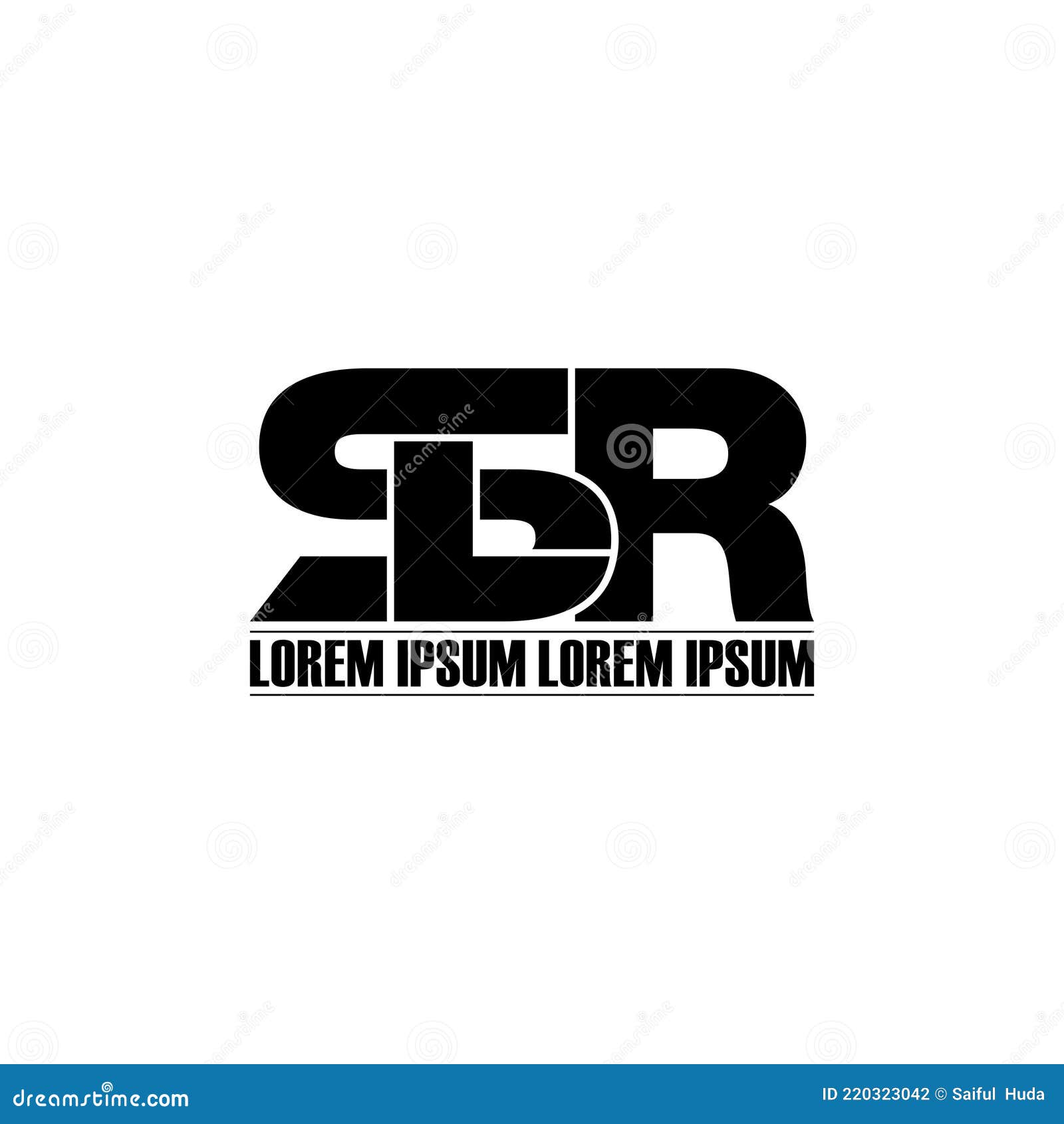 Letter SLR Simple Monogram Logo Icon Design. Stock Vector ...