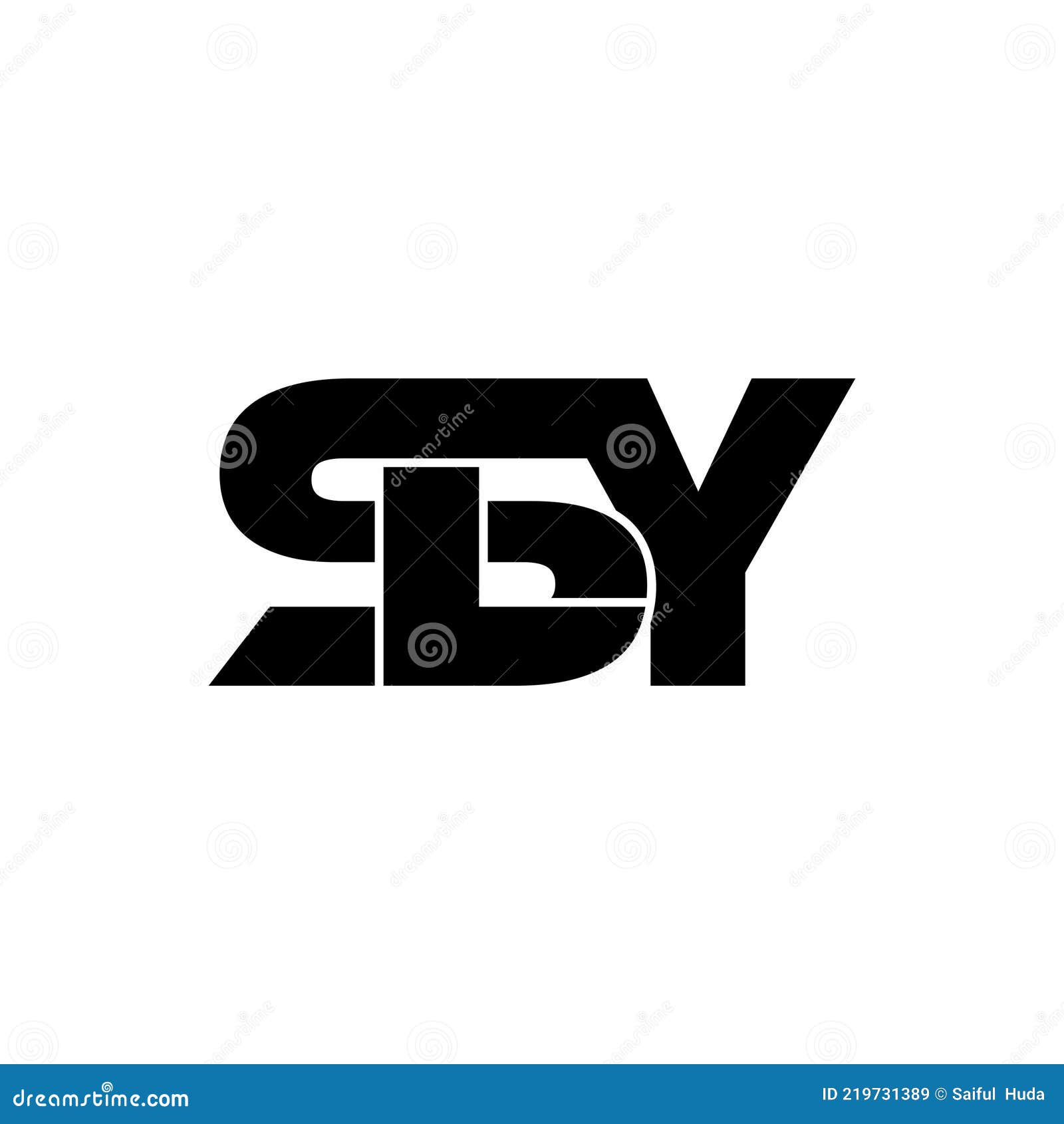 Letter SLY Simple Monogram Logo Icon Design. Stock Vector ...