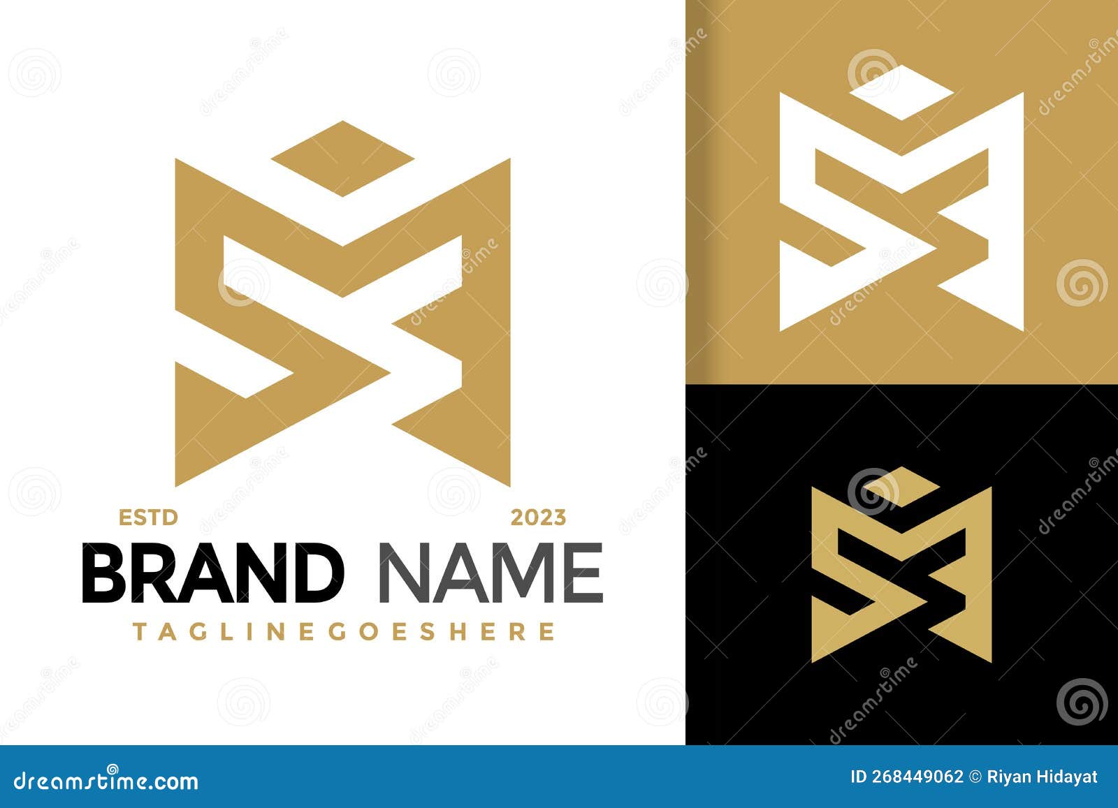 Letter SM Crown Logo Logos Design Element Stock Vector Illustration ...