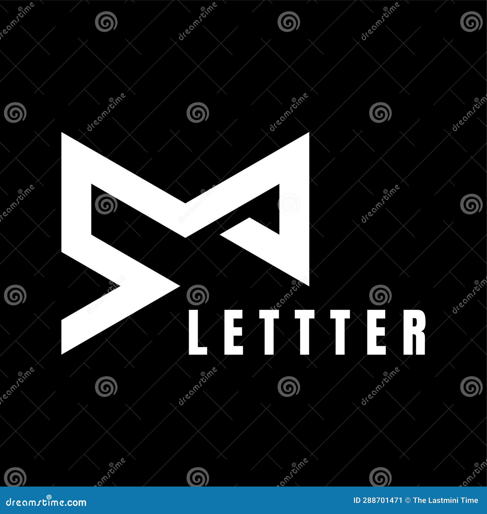 Letter SM Or 5M Logo Desin Vector | CartoonDealer.com #288701471