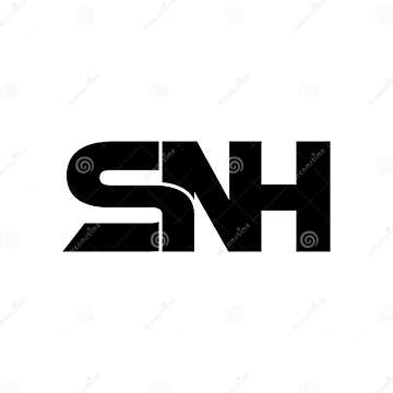 Letter SNH Simple Monogram Logo Icon Design. Stock Vector ...