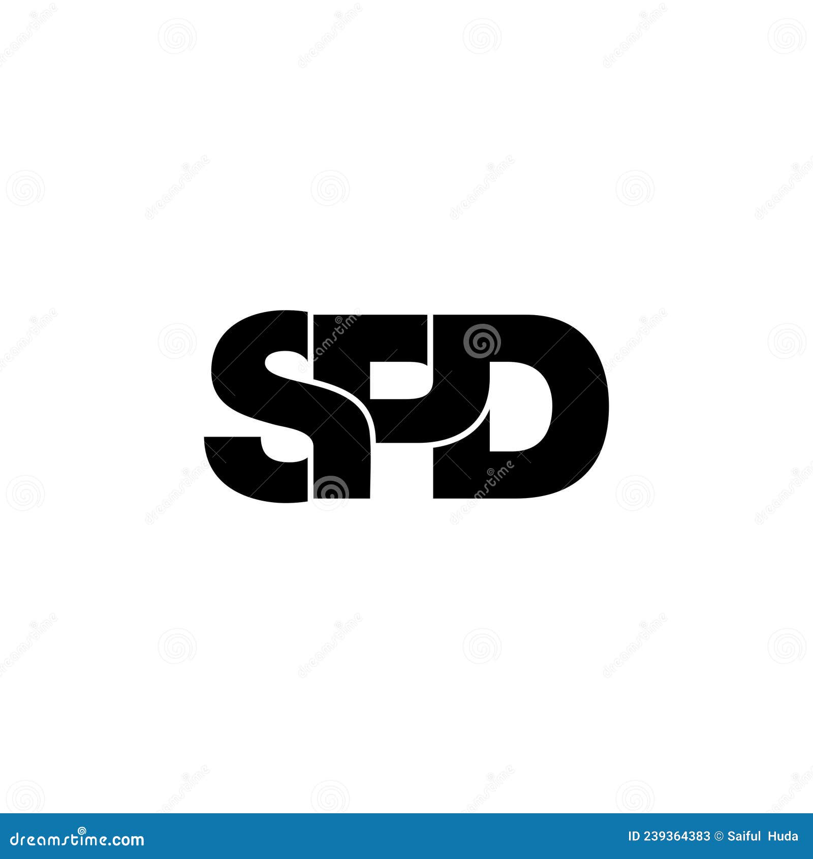 Letter SPD Simple Monogram Logo Icon Design. Stock Vector ...