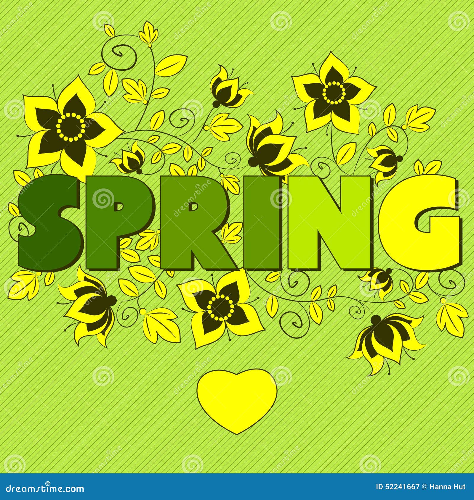 Letter spring. stock vector. Illustration of spring, nature - 52241667