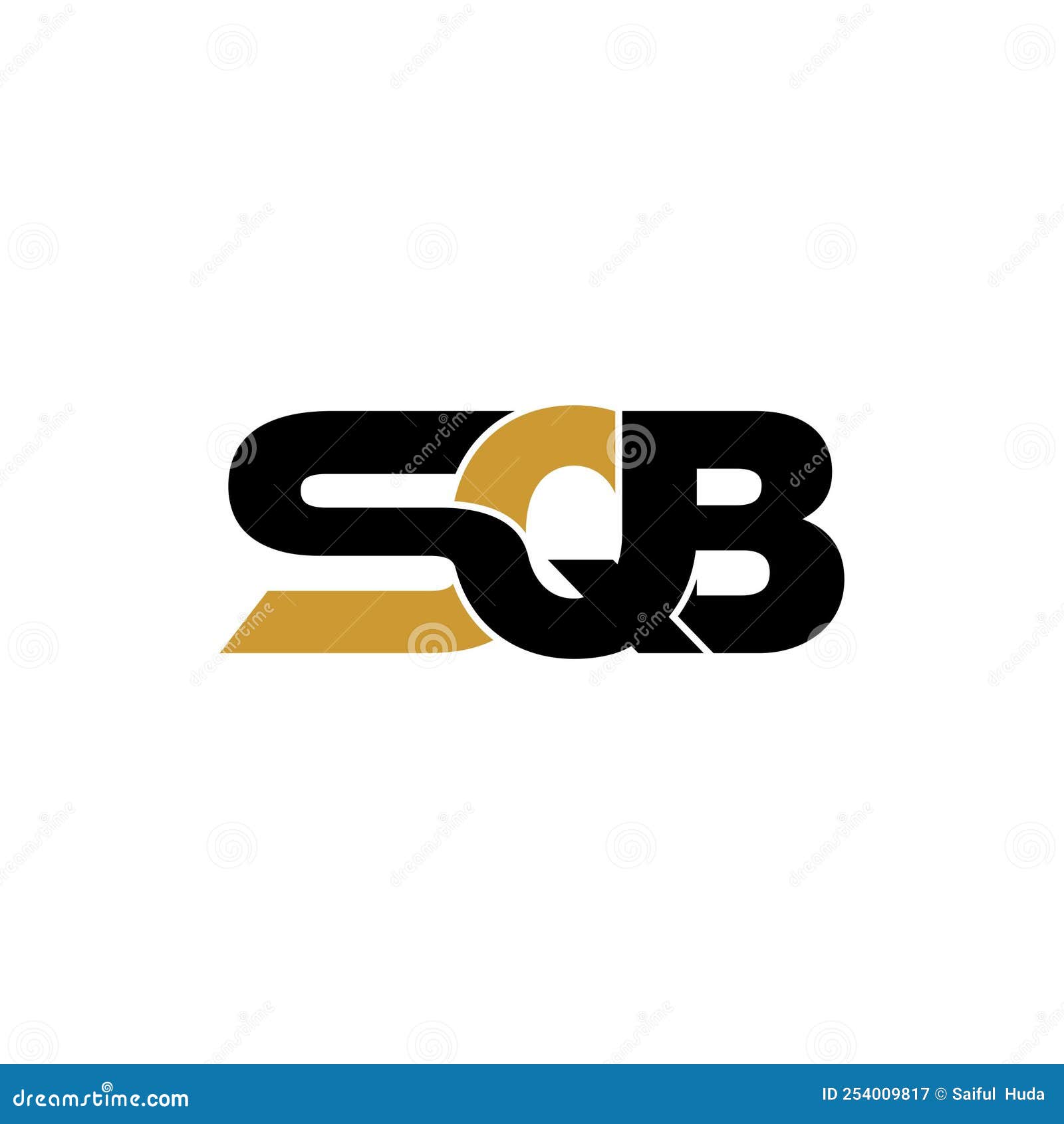 Letter SQB Simple Monogram Logo Icon Design. Stock Vector ...