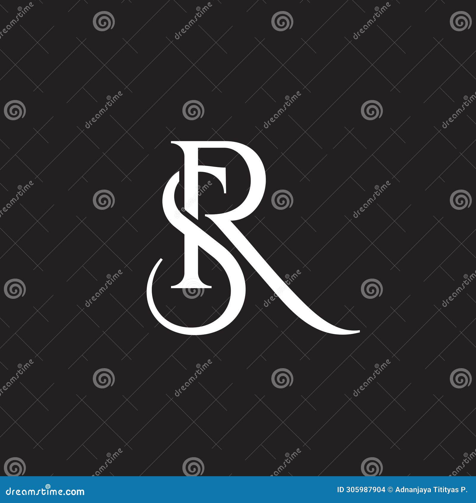 Letter Pr Overlap Simple Line Logo Vector | CartoonDealer.com #305055268