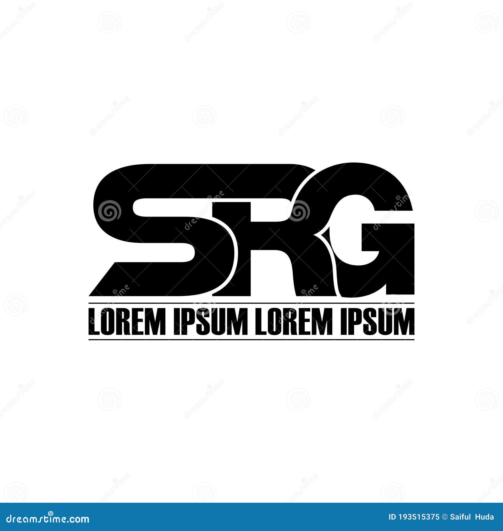 Letter SRG Simple Monogram Logo Icon Design. Stock Vector ...