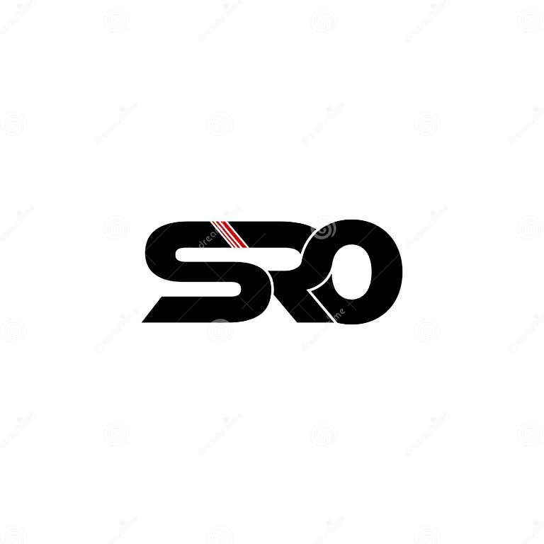 Letter SRO Simple Monogram Logo Icon Design. Stock Vector ...