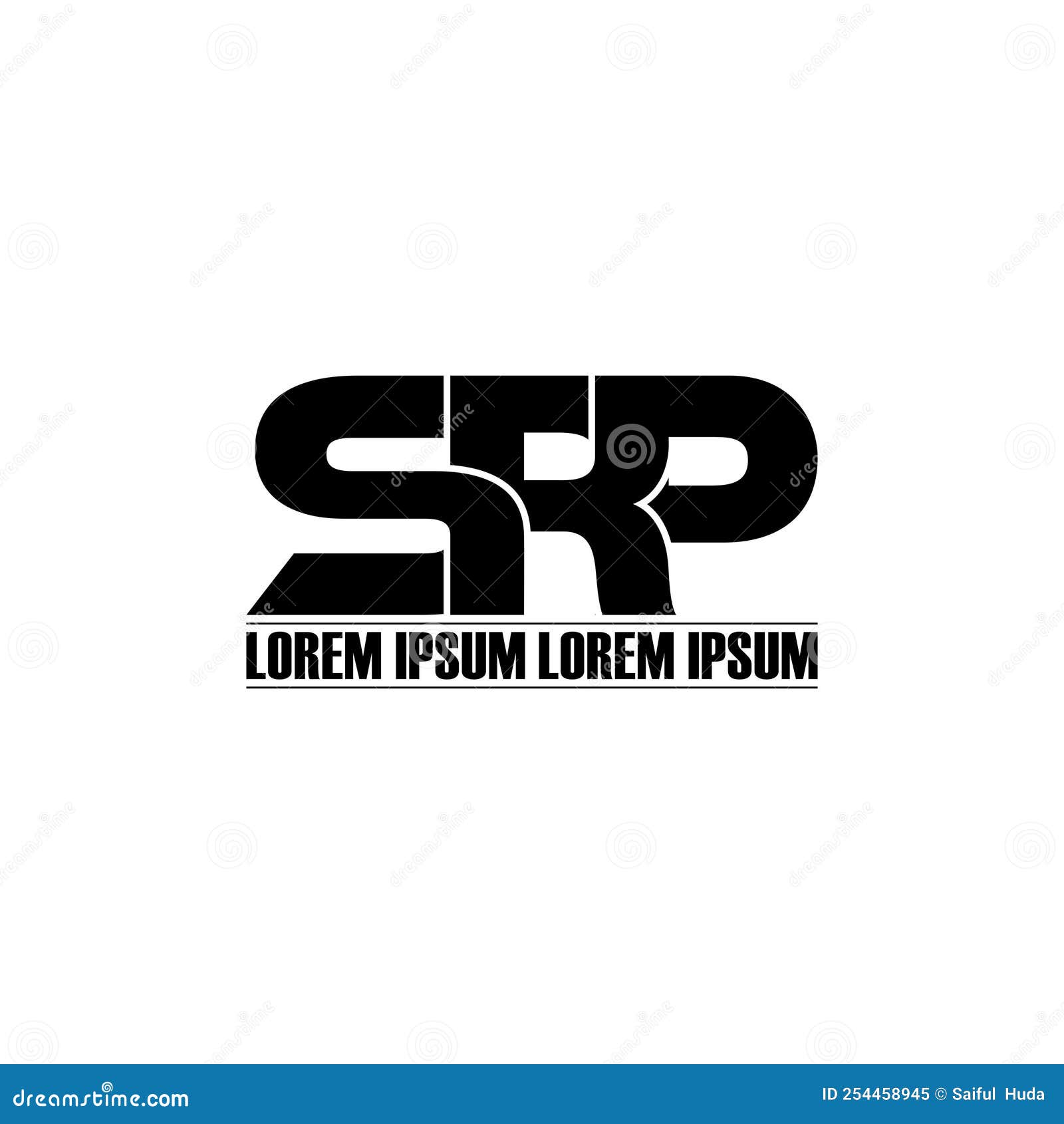 Letter SRP Simple Monogram Logo Icon Design. Stock Vector ...