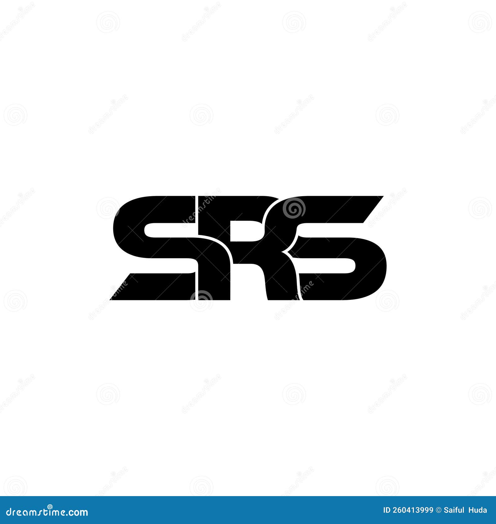 Letter SRS Simple Monogram Logo Icon Design. Stock Vector ...
