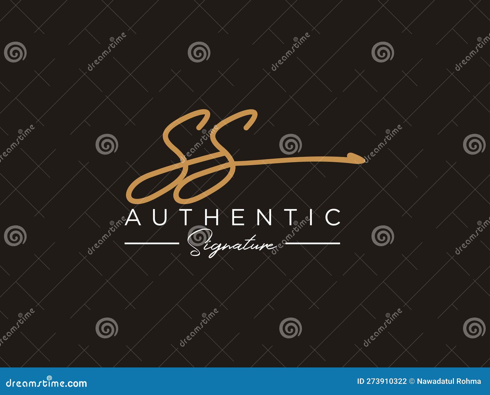 Letter SS Signature Logo Template Vector Stock Vector - Illustration of ...