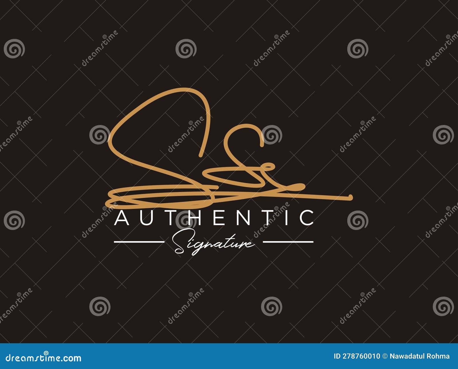 Letter SS Signature Logo Template Vector Stock Vector - Illustration of ...