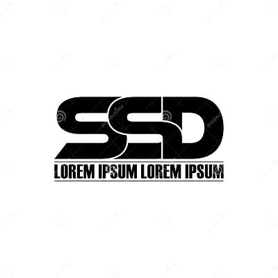 Letter SSD Simple Monogram Logo Icon Design. Stock Vector ...