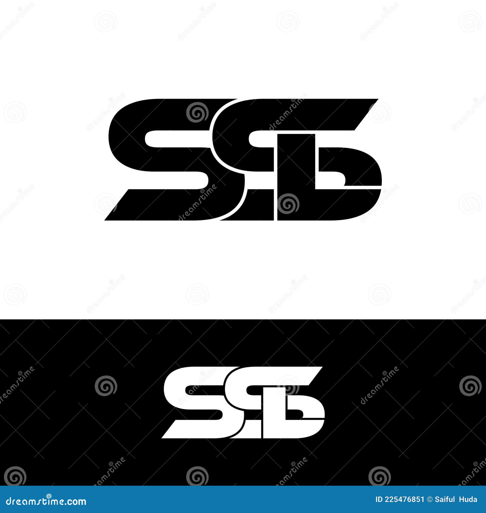 Letter SSL Simple Monogram Logo Icon Design. Stock Vector ...