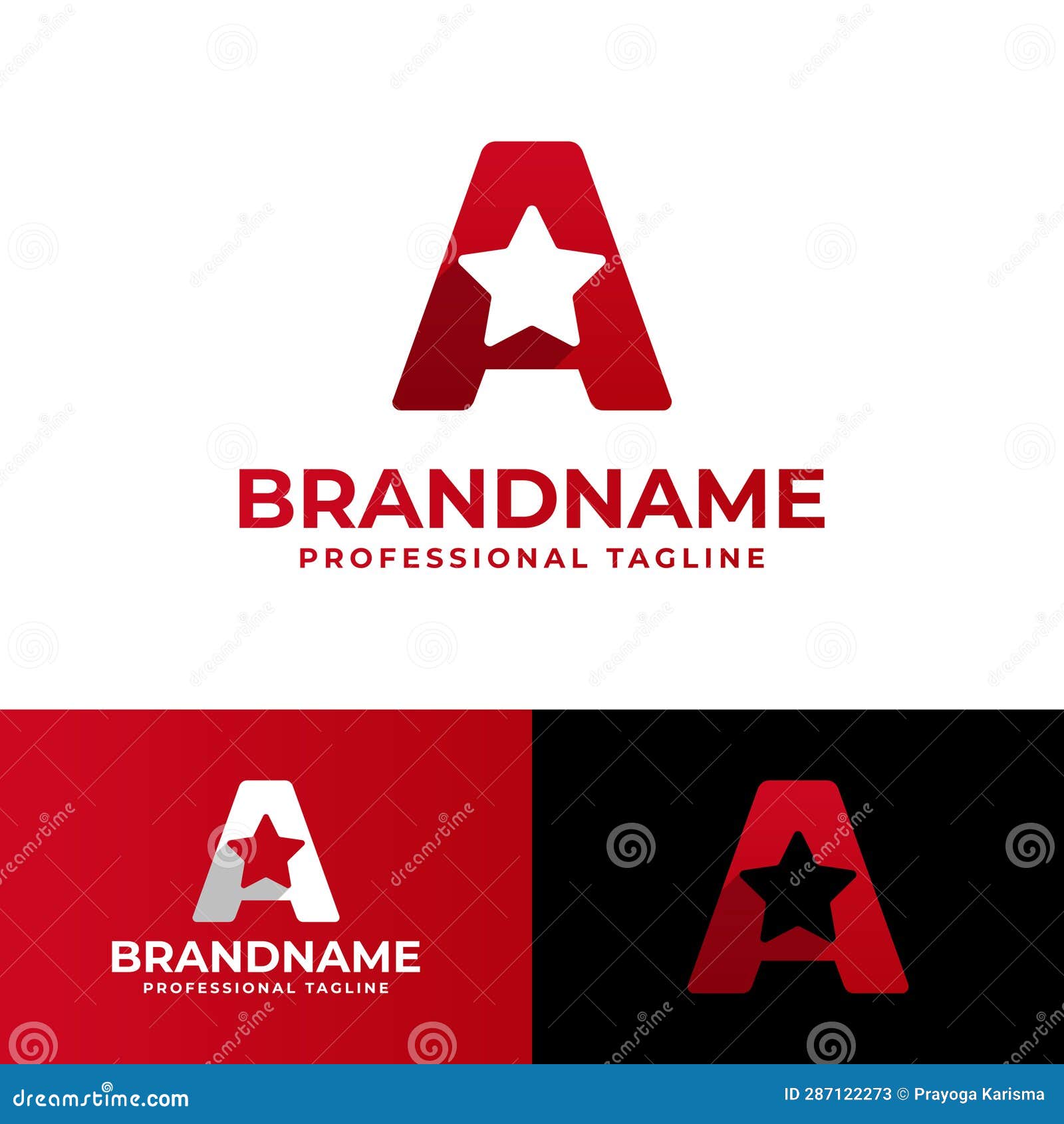 Letter a Star Logo, Suitable for Business Related To Star with a ...