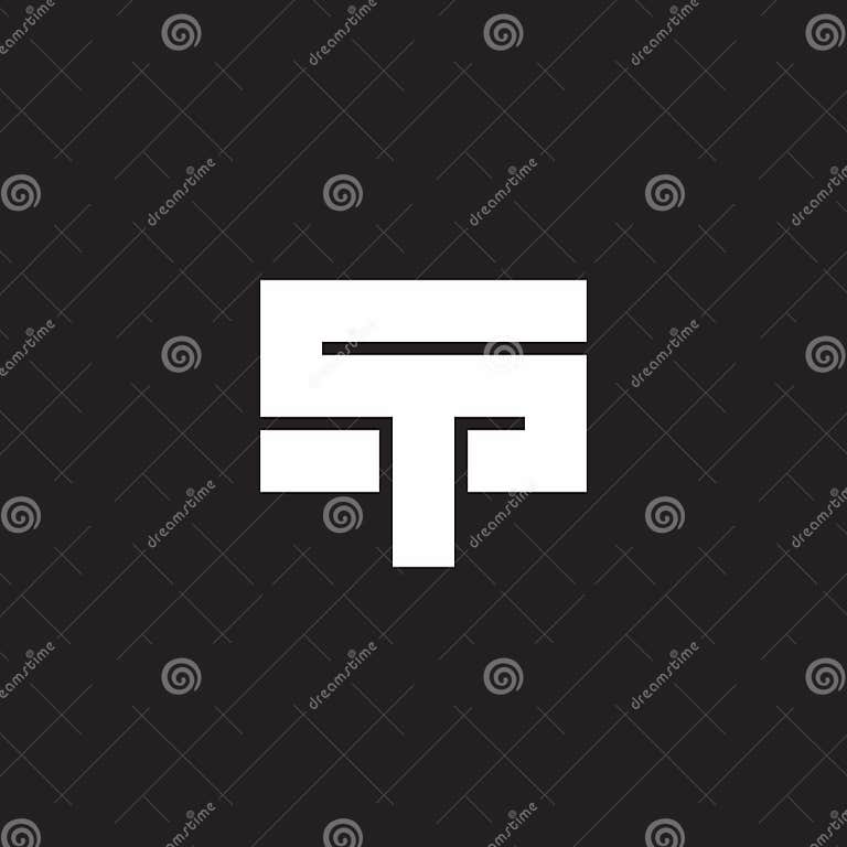 Letter Stp Simple Geometric Lines Simple Logo Vector Stock Vector ...
