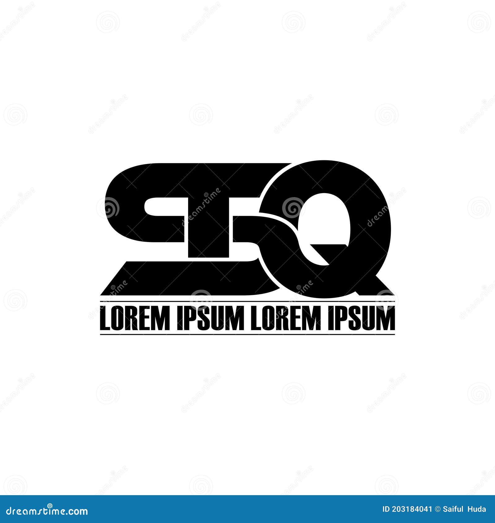 Letter STQ Simple Monogram Logo Icon Design. Stock Vector ...