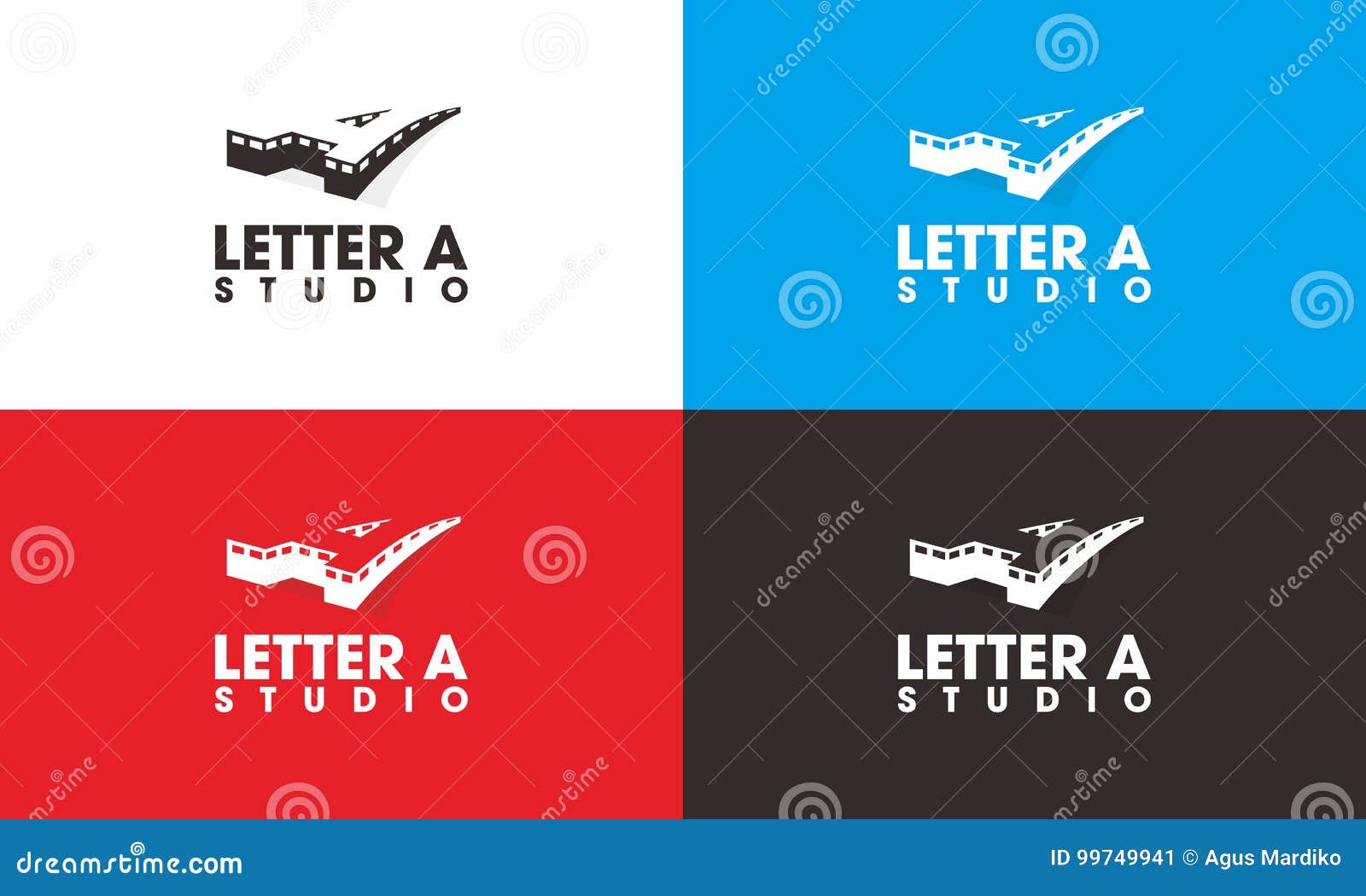 Letter a studio Logo stock illustration. Illustration of logo - 99749941