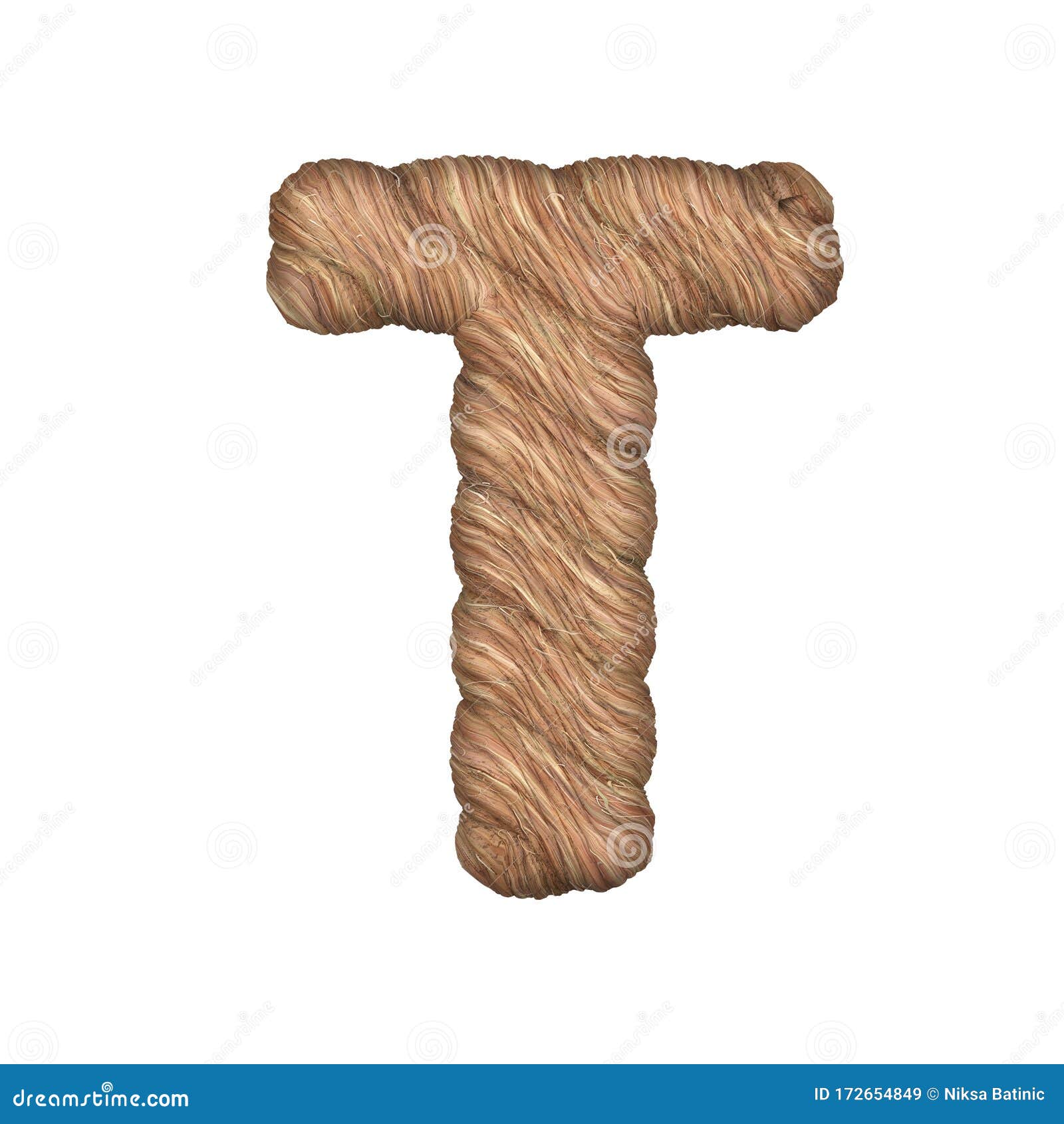 Letter Stylized In The Form Of A Rope Stock Photography | CartoonDealer ...