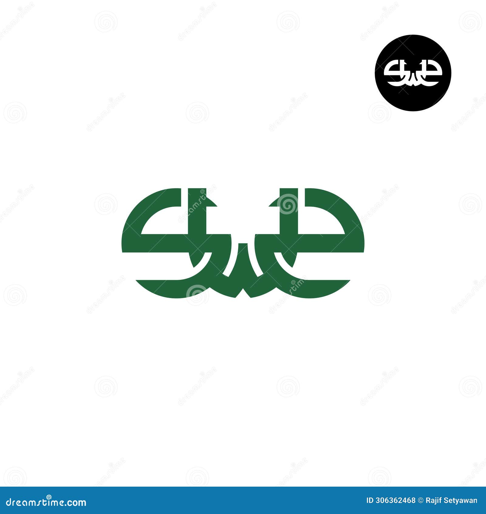 Letter SW2 Monogram Logo Design Stock Vector - Illustration of logos ...