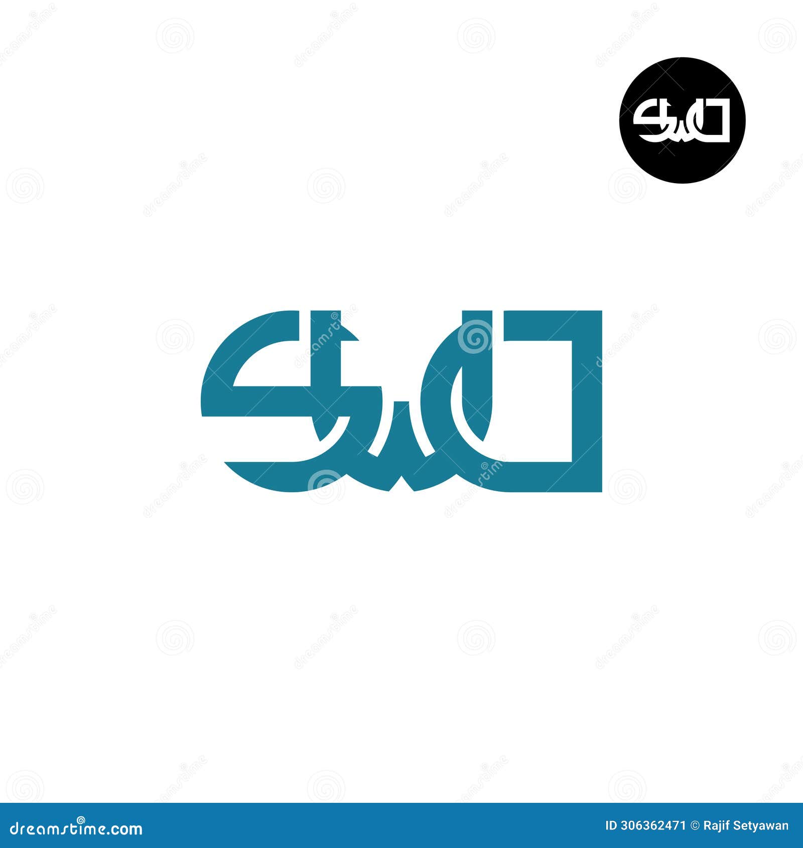 Letter SWD Monogram Logo Design Stock Vector - Illustration of design ...