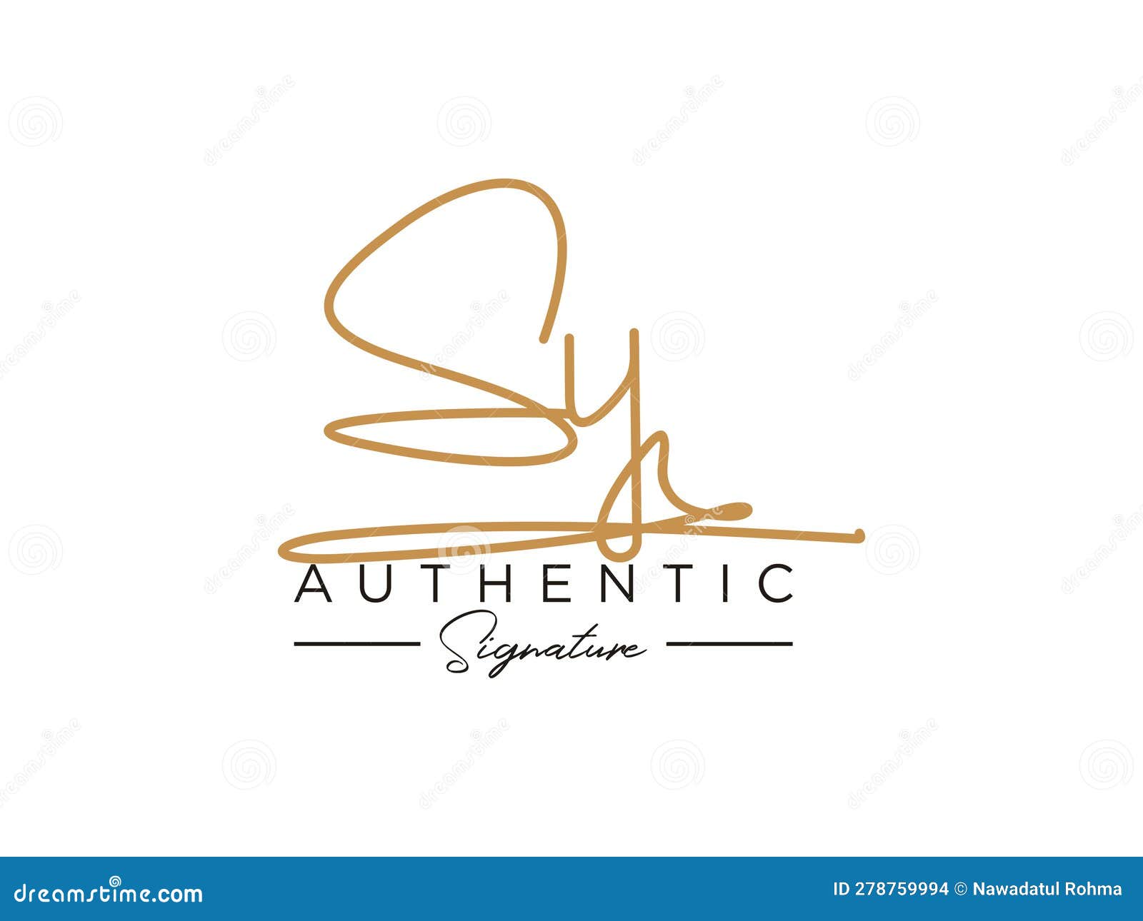 Letter SY Signature Logo Template Vector Stock Vector - Illustration of ...
