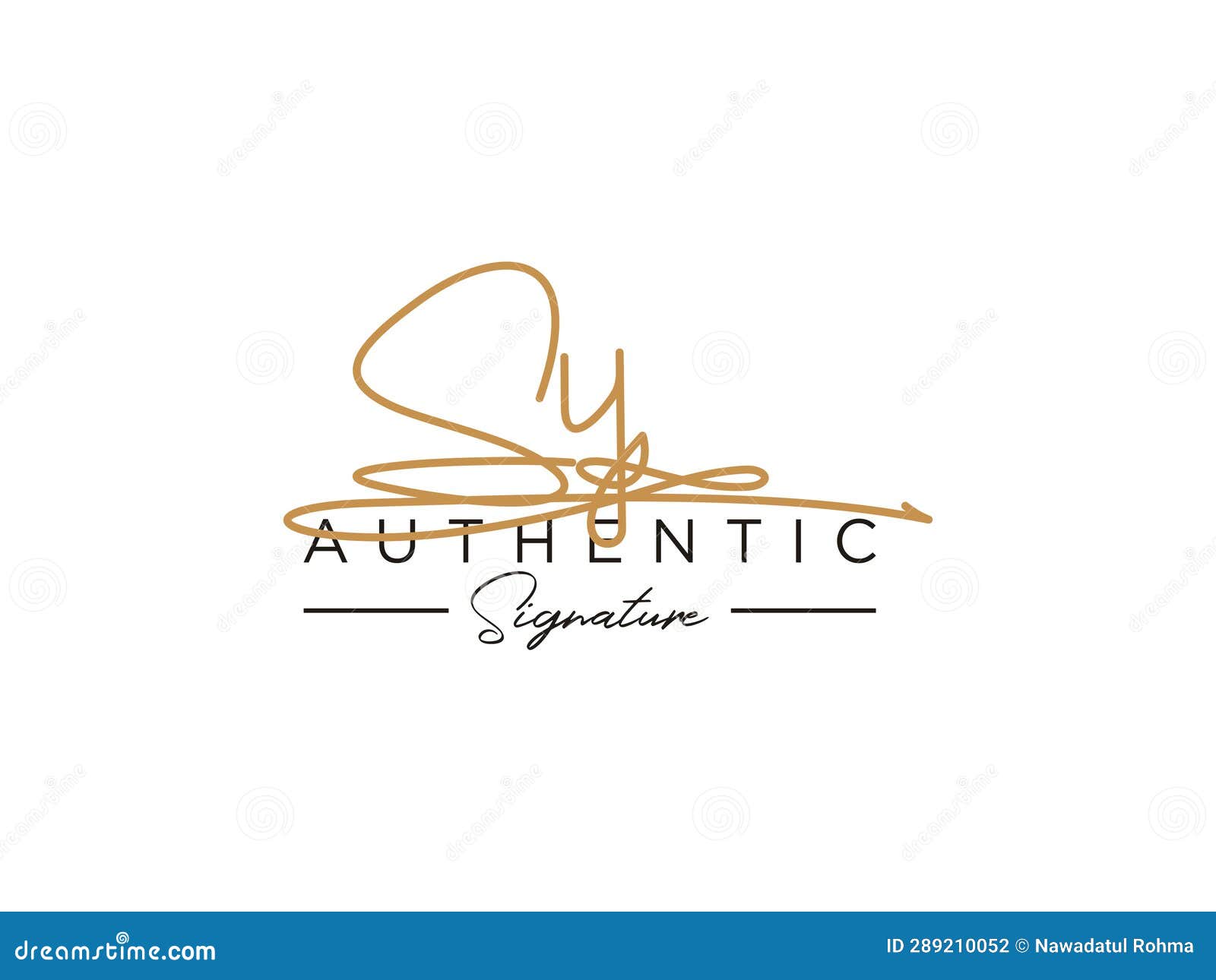 Letter SY Signature Logo Template Vector Stock Vector - Illustration of ...