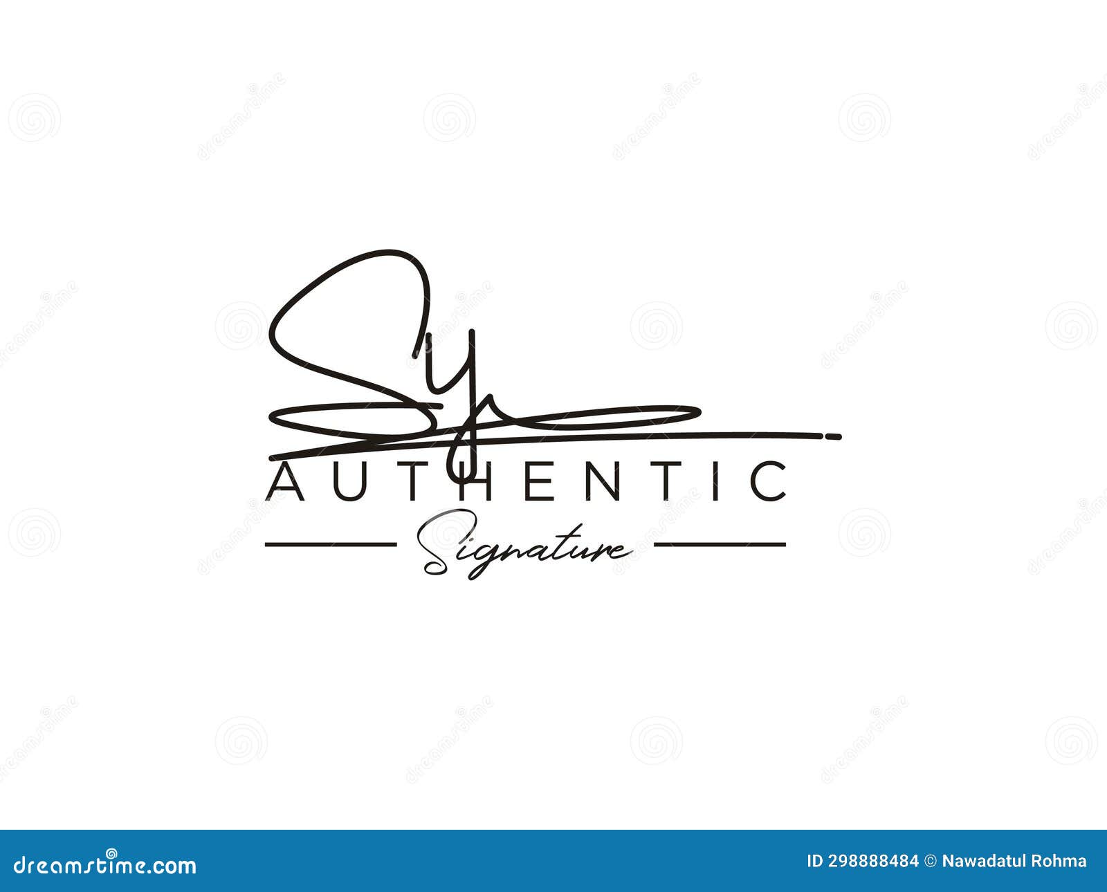 Letter SY Signature Logo Template Vector Stock Vector - Illustration of ...
