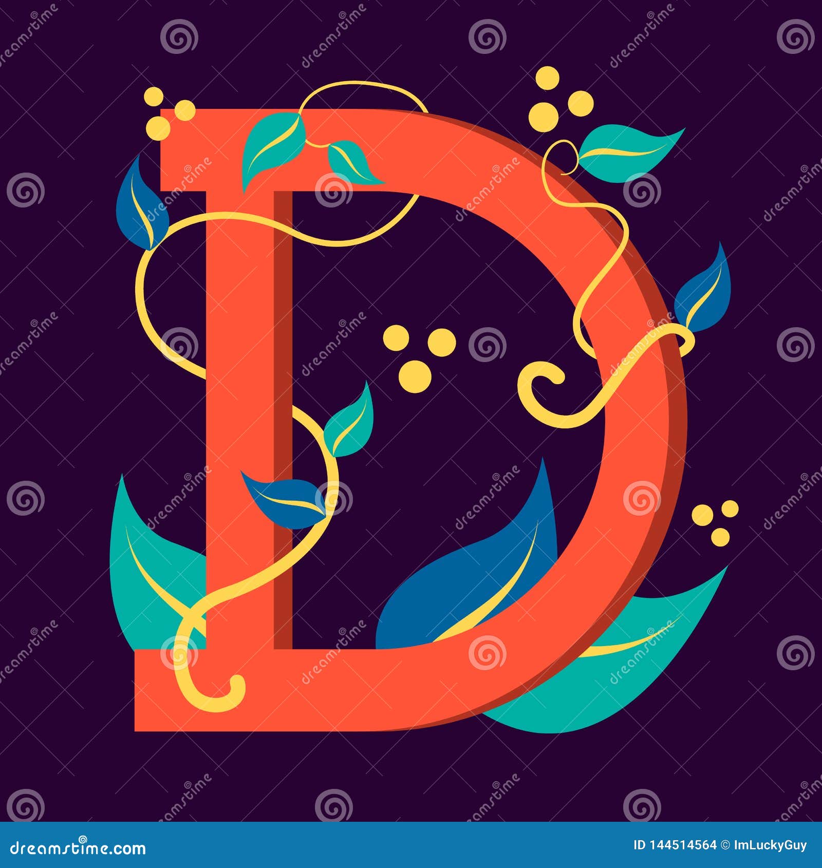 Letter Symbol. Design of Logotype. Graphic Design Stock Illustration ...