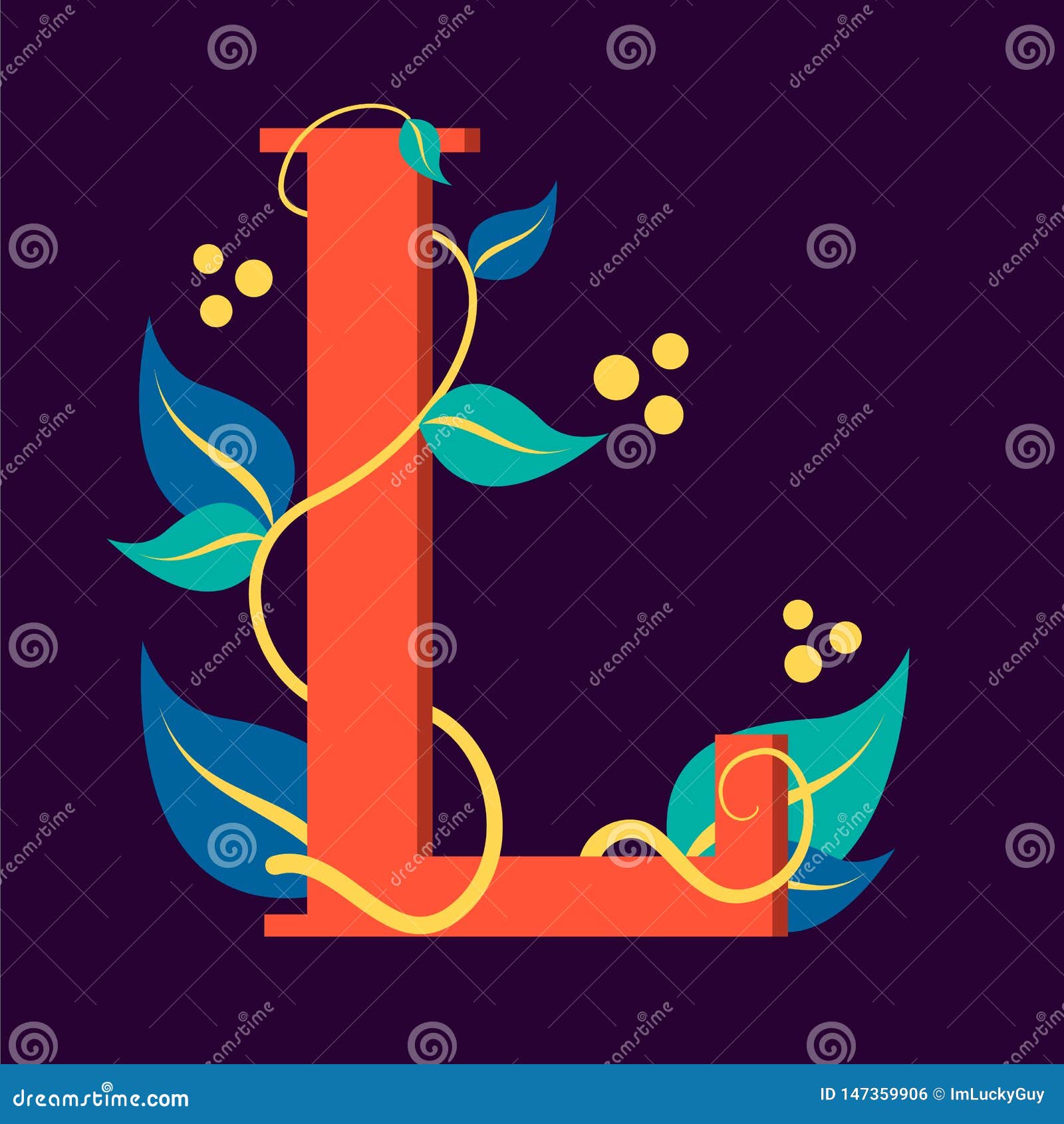 Letter Symbol. Design of Logotype. Graphic Design Stock Illustration ...
