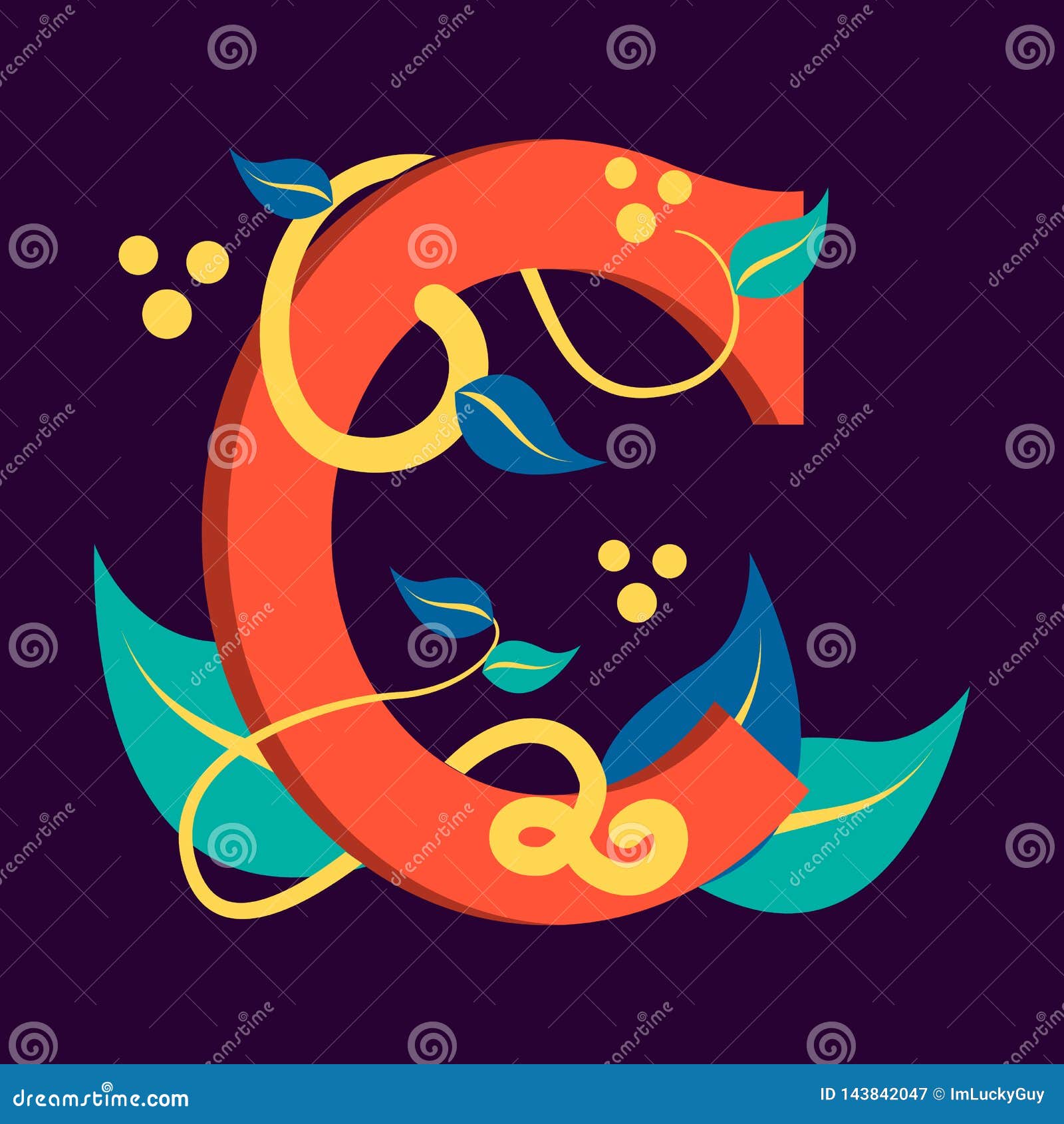 Letter Symbol. Design of Logotype. Graphic Design Stock Illustration ...