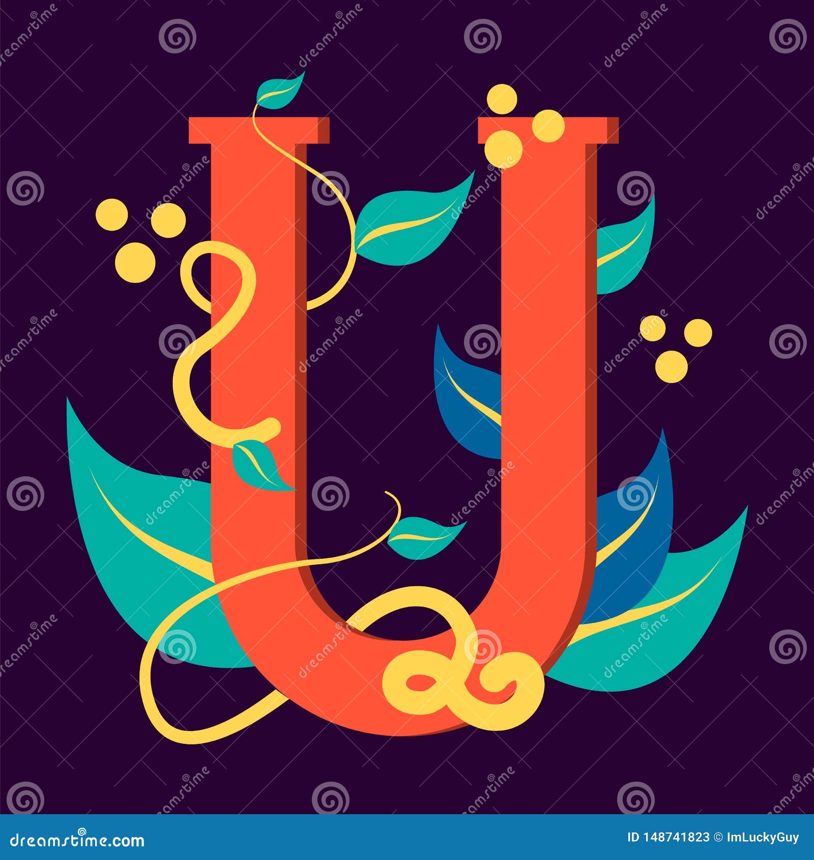 Letter Symbol. Design of Logotype. Graphic Design Stock Illustration ...