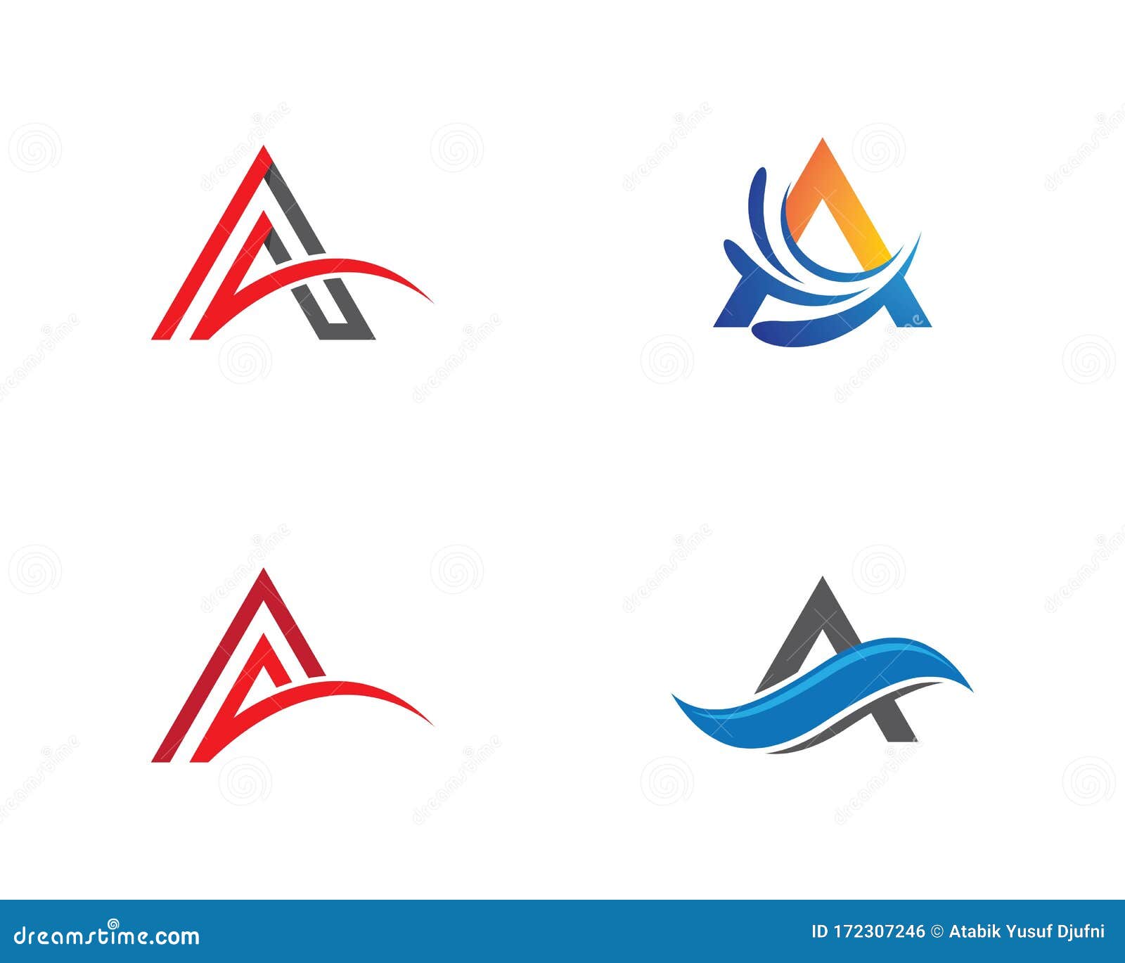 Letter a Symbol Illustration Stock Vector - Illustration of business ...