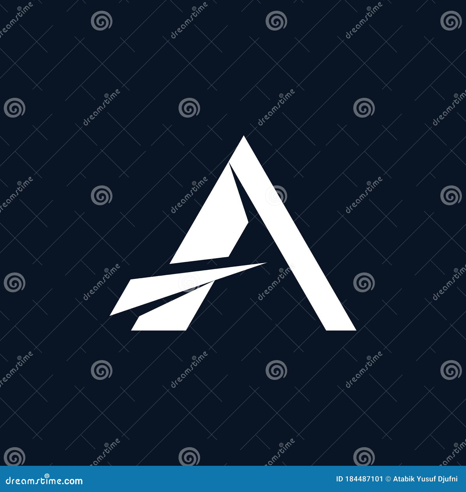 Letter a Symbol Illustration Stock Vector - Illustration of creative ...