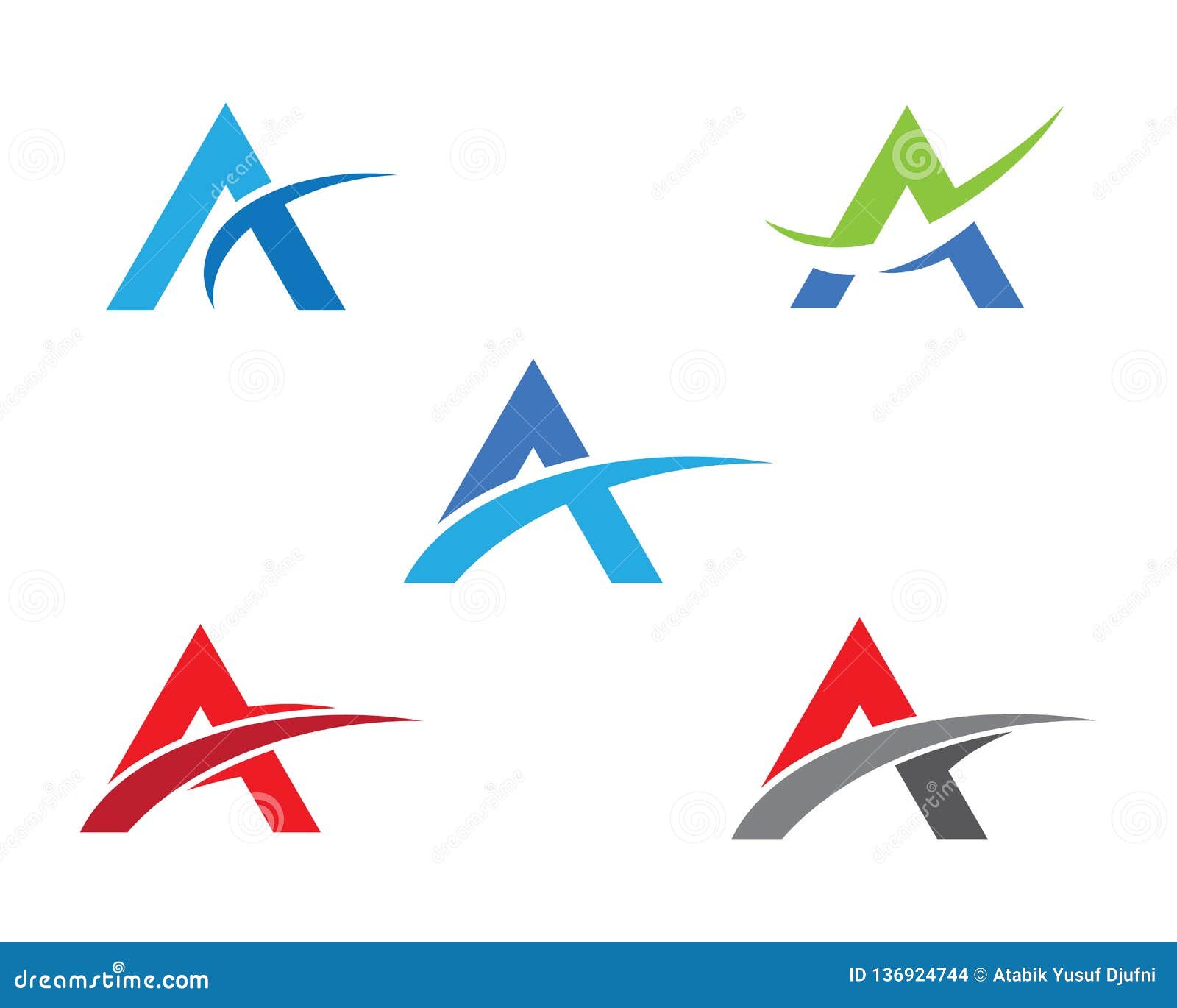 A Letter Symbol Illustration Design Stock Vector - Illustration of ...