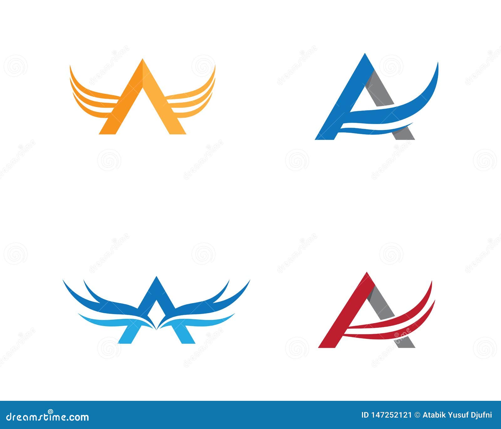 A Letter Symbol Illustration Design Stock Vector - Illustration of ...