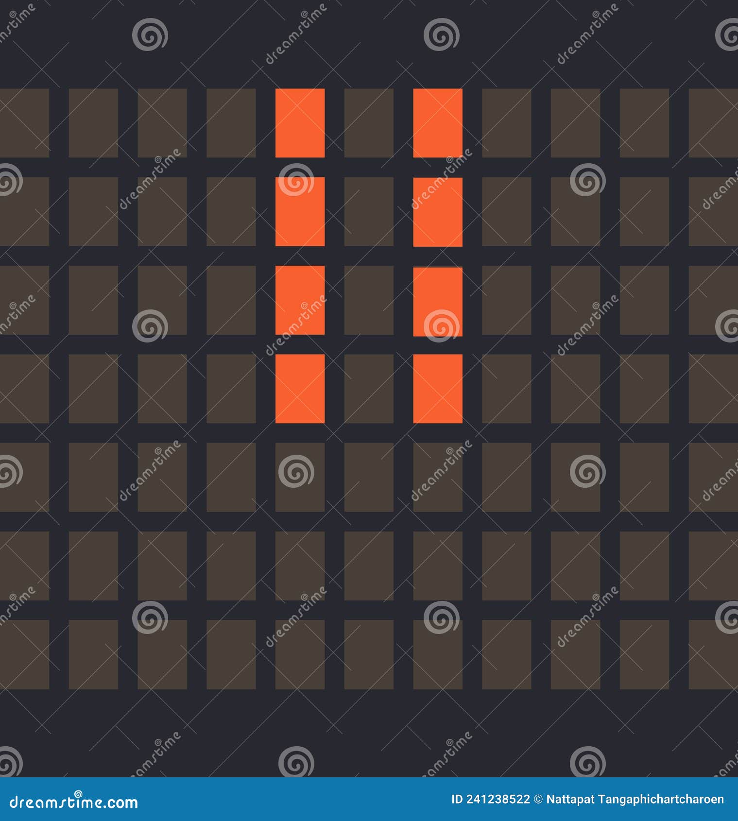 Letter Symbol Quotation Mark Led Orange Color and a Dark Background ...