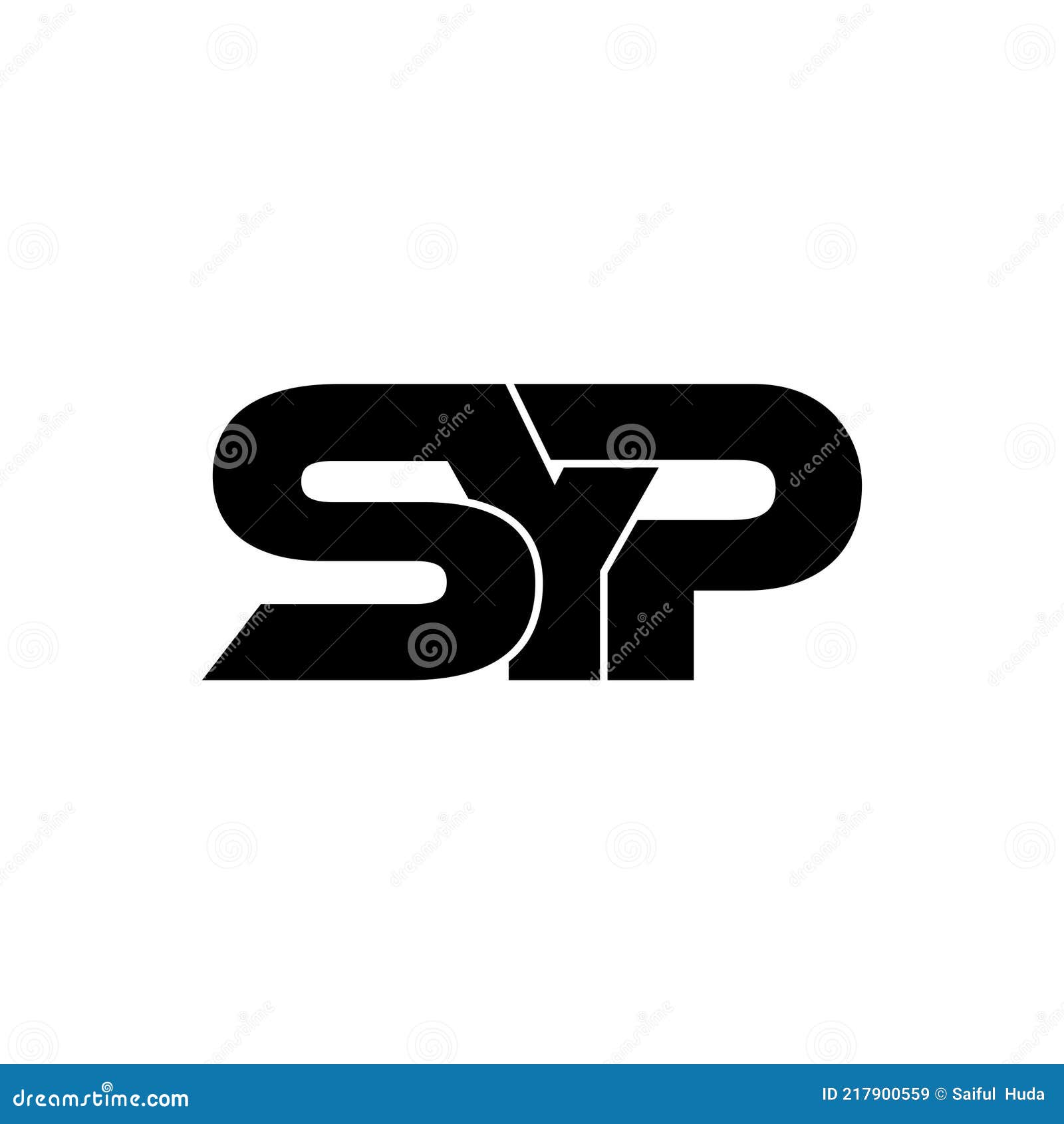 Letter SYP Simple Monogram Logo Icon Design. Stock Vector ...