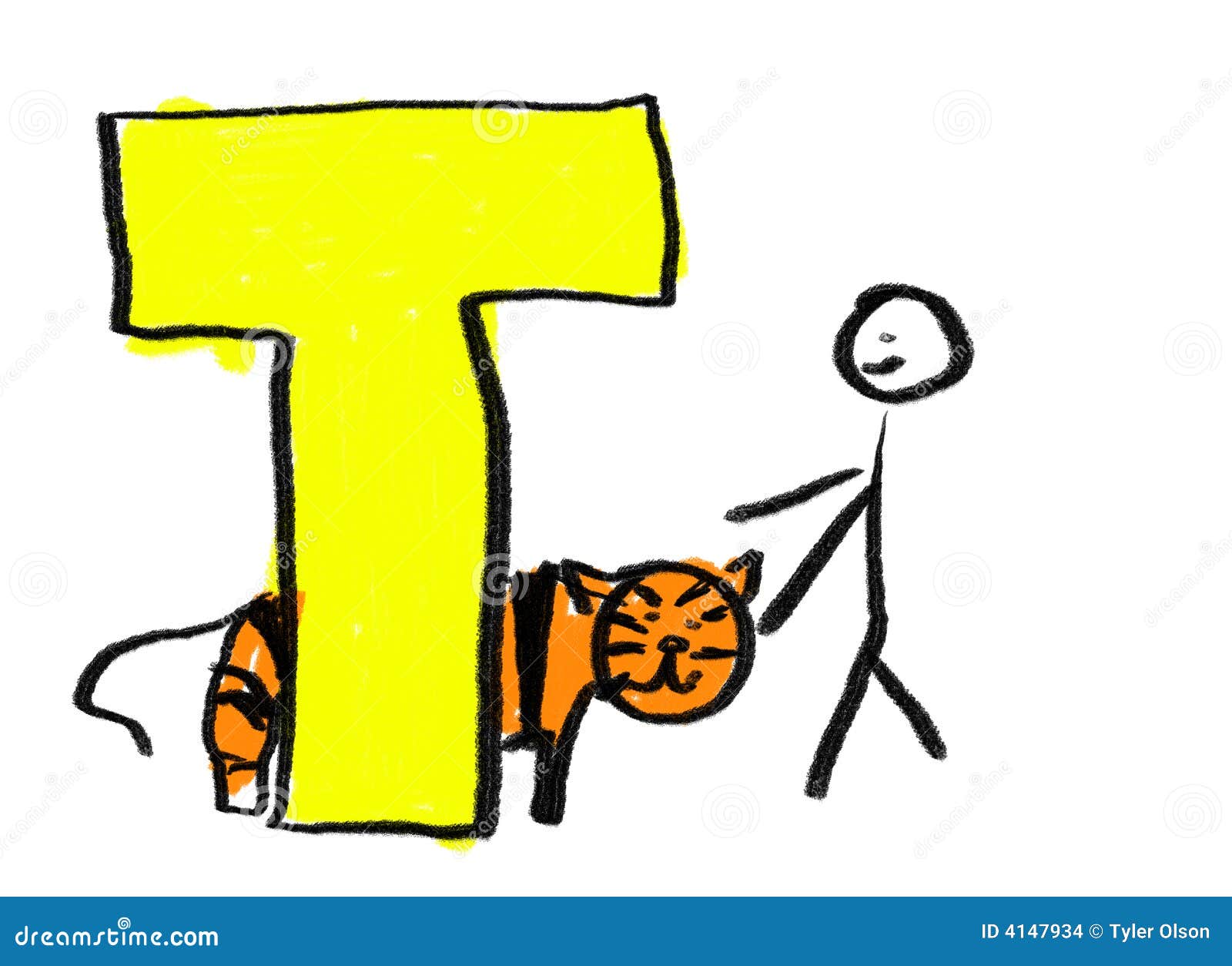 Letter T stock illustration. Illustration of drawing, symbol - 4147934