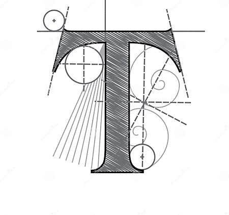 Letter T stock vector. Illustration of agenda, planning - 7690569