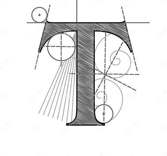 Letter T stock vector. Illustration of agenda, planning - 7690569